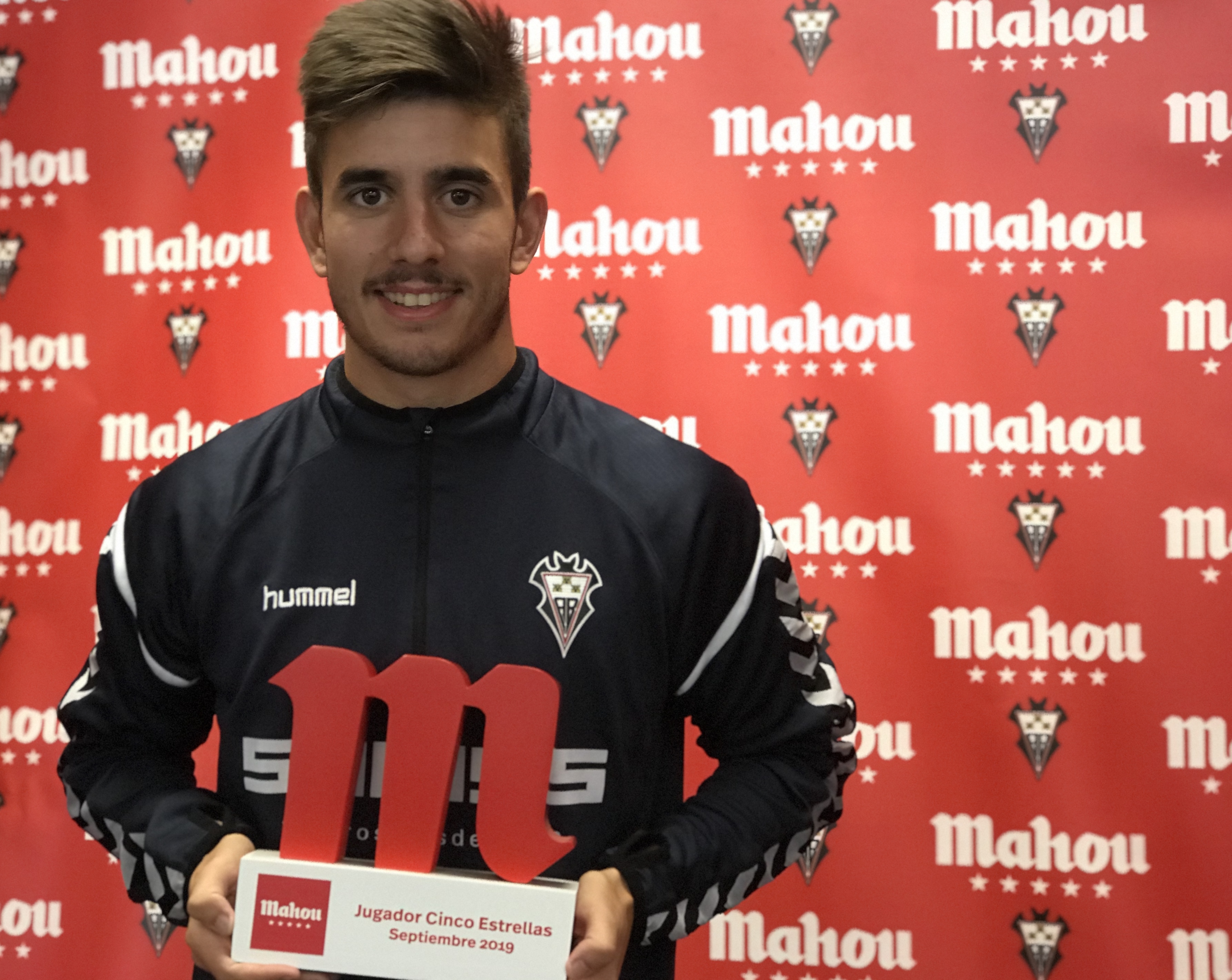 Fuster, Jugador Cinco Estrellas de septiembre | Albacete Balompie