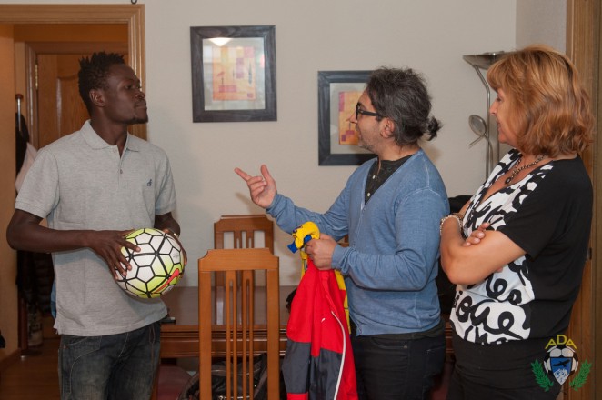 De la filosofía a las matemáticas: Un día con Djené | A.D. Alcorcón ...