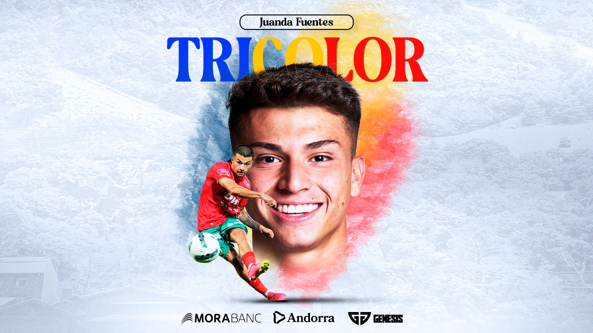 Juanda Fuentes, juventud en el ataque tricolor | FC Andorra | Web Oficial