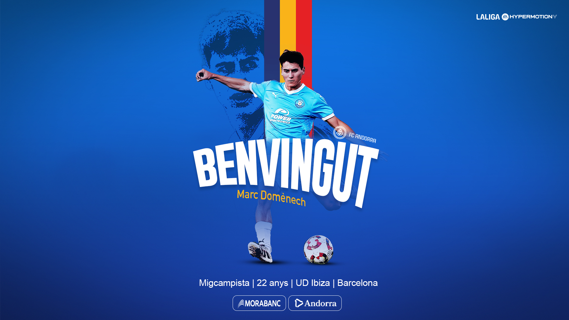 Marc Domènech, the first signing | FC Andorra | Web Oficial