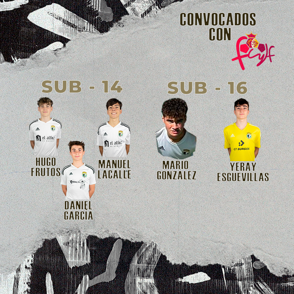 Cinco canteranos a la primera fase del Torneo de España | Burgos CF ...