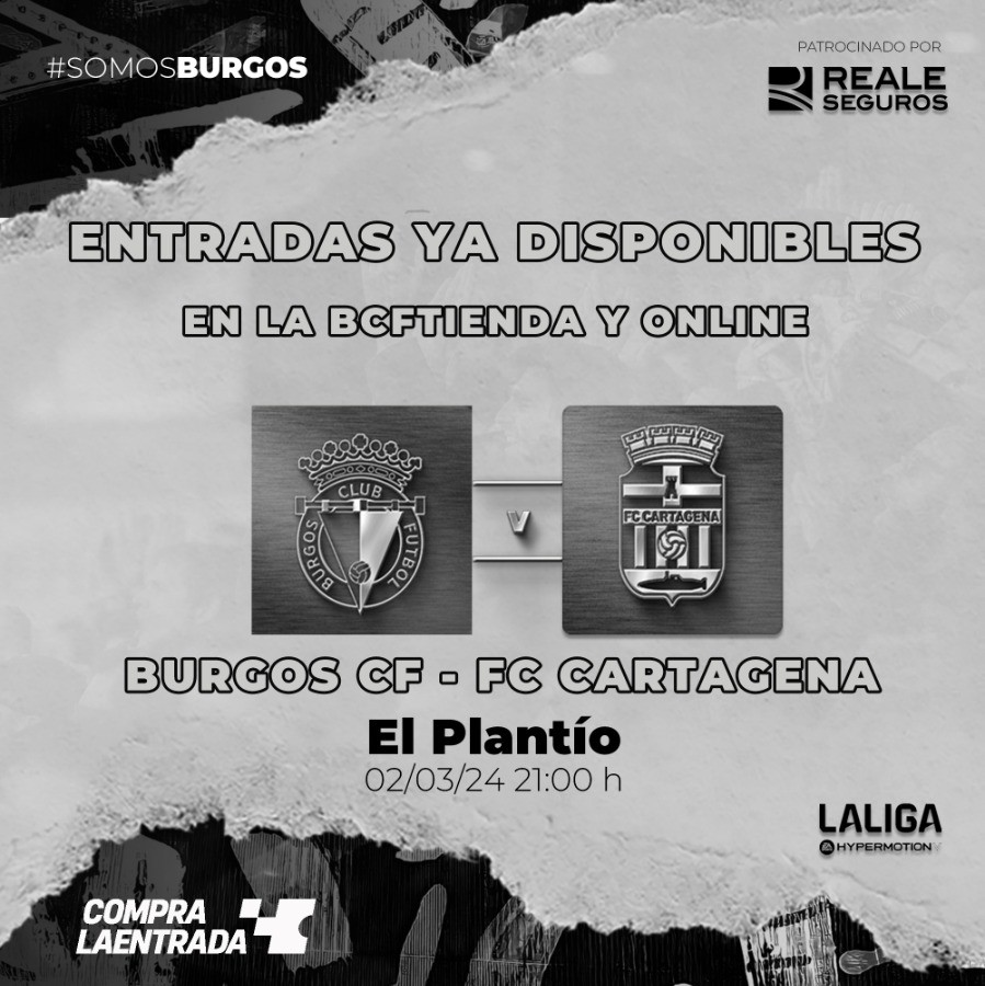 Entradas ya disponibles para el Burgos CF - FC Cartagena | Burgos CF ...