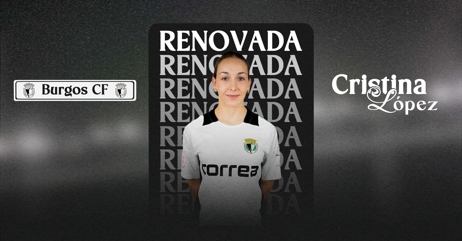Cristina López renueva hasta 2026 | Burgos CF | Web Oficial