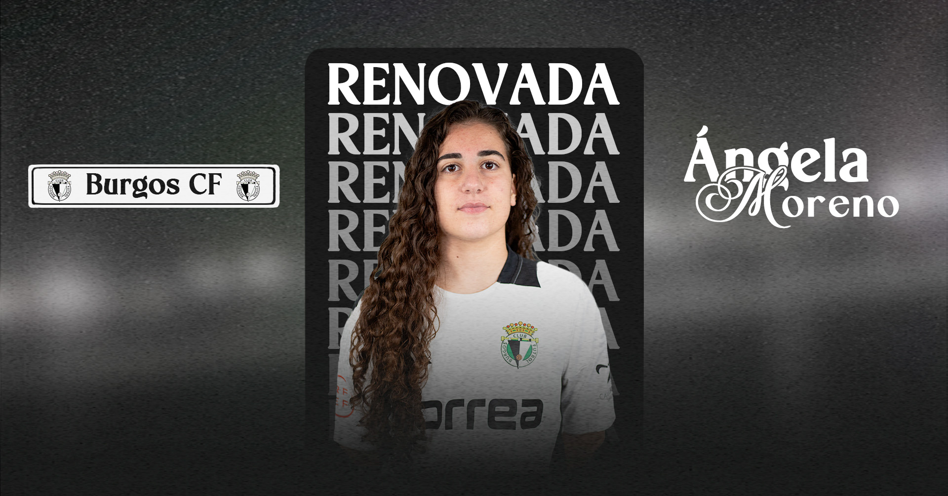 Ángela Moreno renueva su compromiso blanquinegro | Burgos CF | Web Oficial