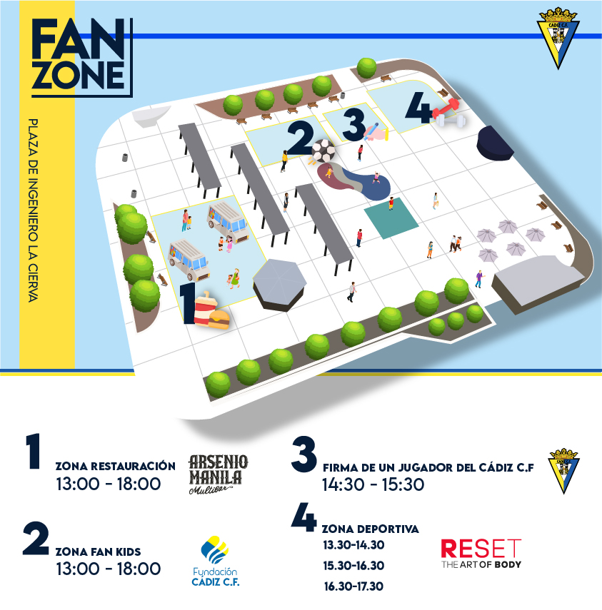 'Fan Zone', una experiencia única para los aficionados | Cádiz Club de ...