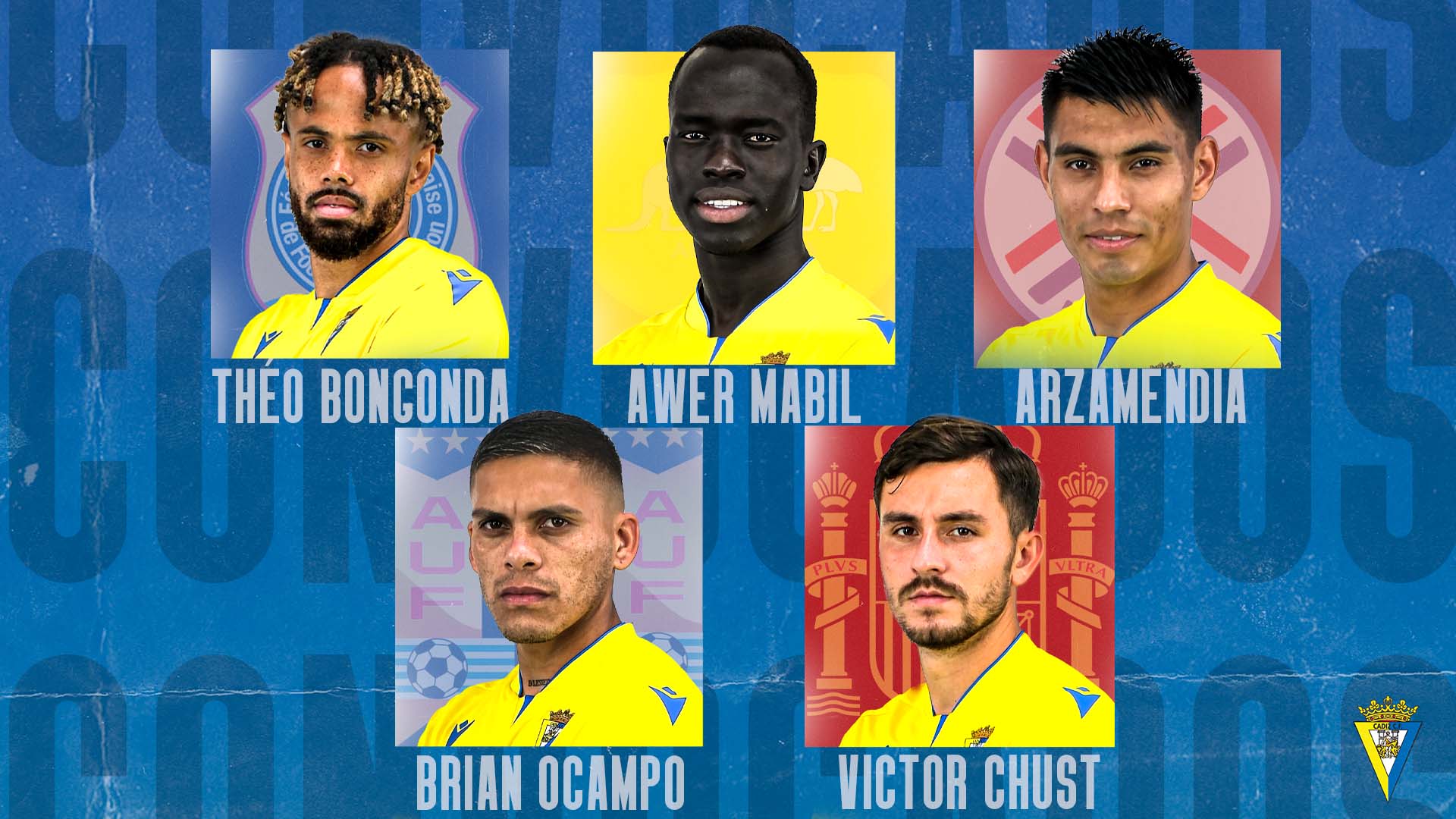 Five players called up to their national teams | Cádiz Club de Fútbol ...