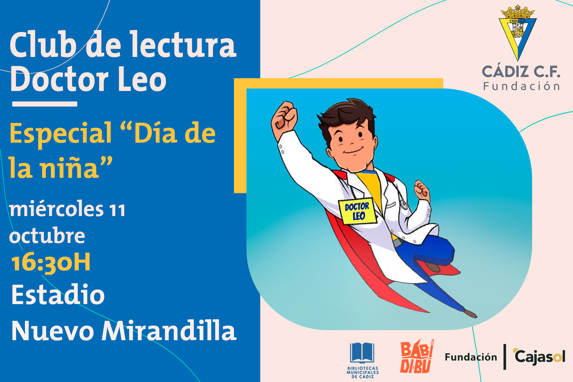 Vuelve el Club de Lectura con el Doctor Leo | Cádiz Club de Fútbol ...