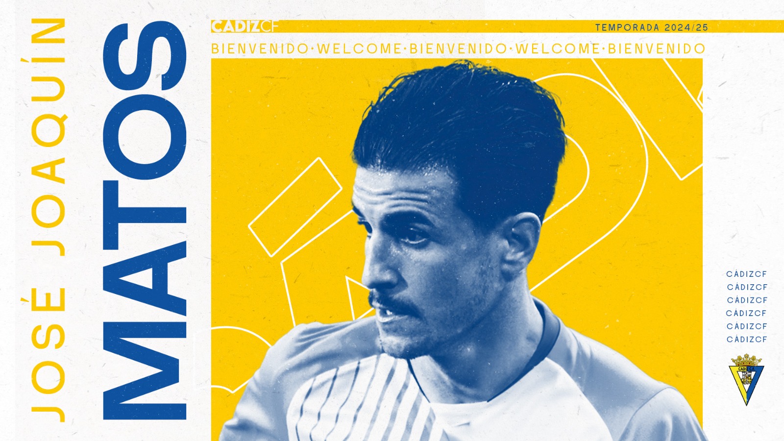 José Joaquín Matos, cuarto fichaje del Cádiz CF | Cádiz Club de Fútbol ...