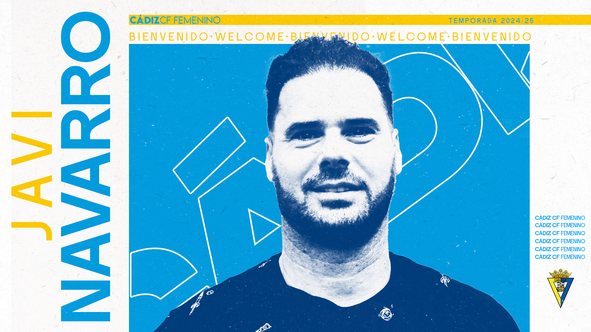 Javi Navarro, nuevo entrenador del Cádiz CF Femenino | Cádiz Club de ...
