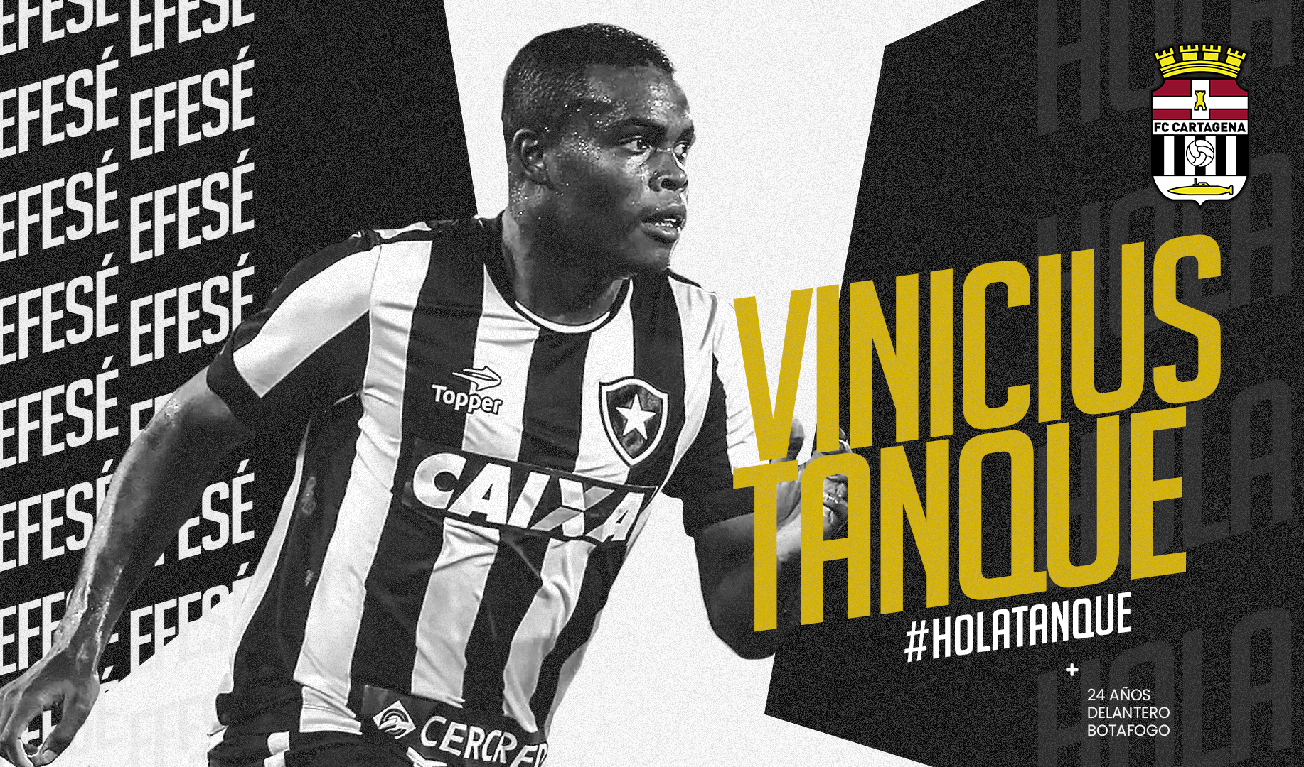 Vinicius Tanque, potencia brasileña para el ataque albinegro | FC ...