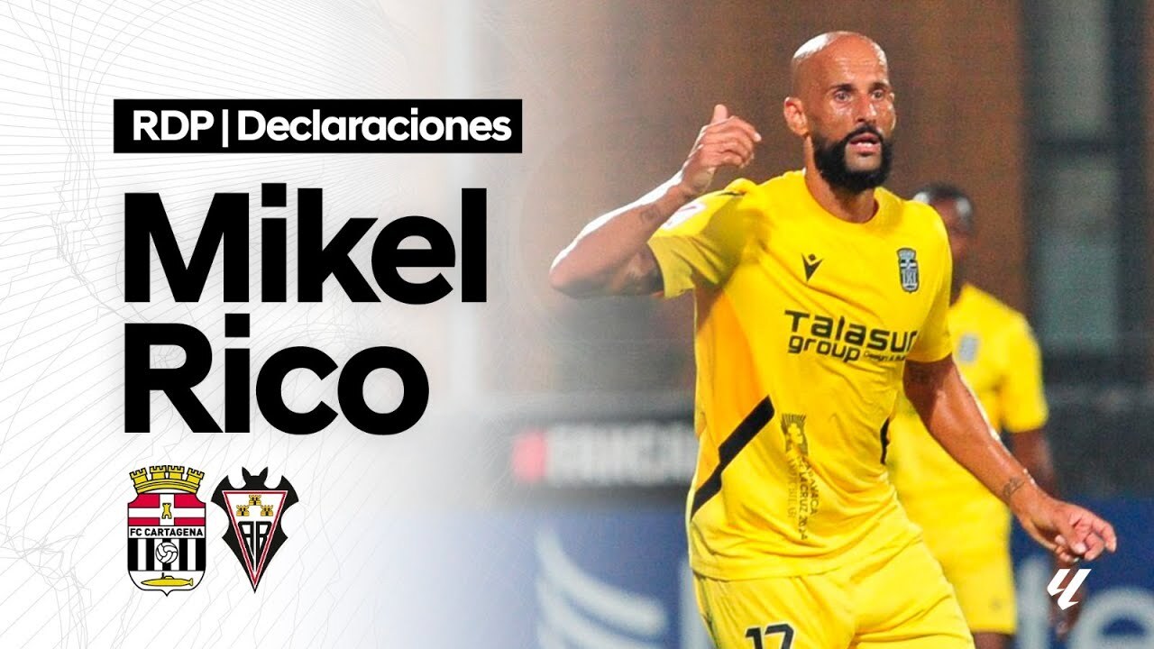 Declaraciones de Mikel Rico (16/11/23) | FC Cartagena | Web Oficial FC ...