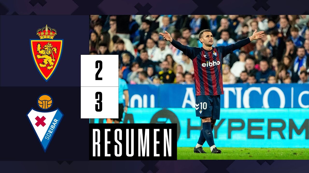 RESUMEN | REAL ZARAGOZA VS SD EIBAR | 23/24 | SD Eibar | Web Oficial