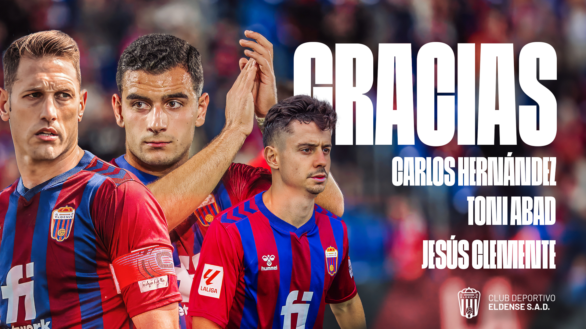 Comunicado Oficial: Carlos Hernández, Jesús Clemente y Toni Abad | CD Eldense | Web Oficial
