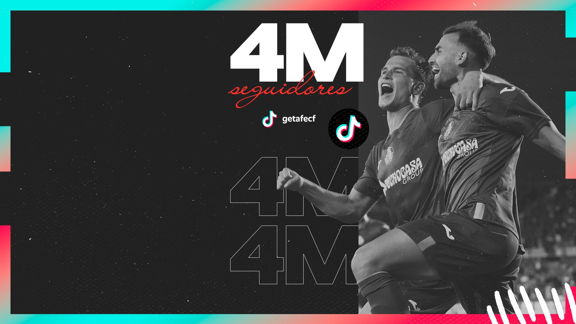 Ya somos 4 millones de azulones en TikTok | Getafe CF | Web Oficial