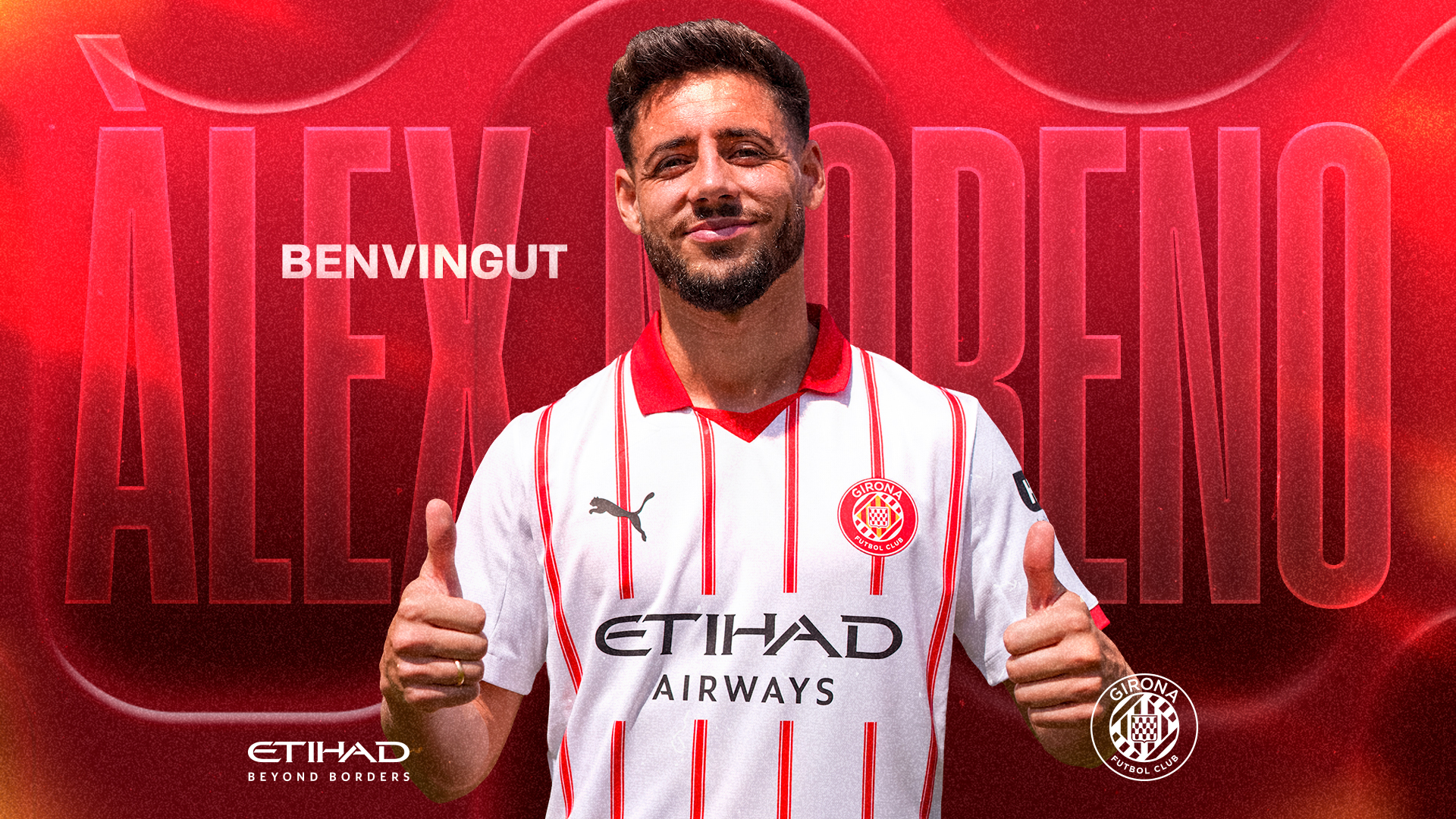 Àlex Moreno, nuevo lateral izquierdo del Girona | Girona FC | Web Oficial