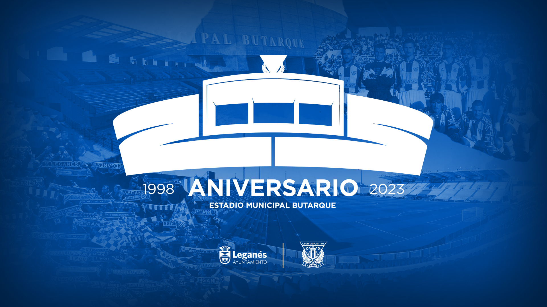 El C.D. Leganés conmemora el 25º aniversario del Estadio Municipal ...