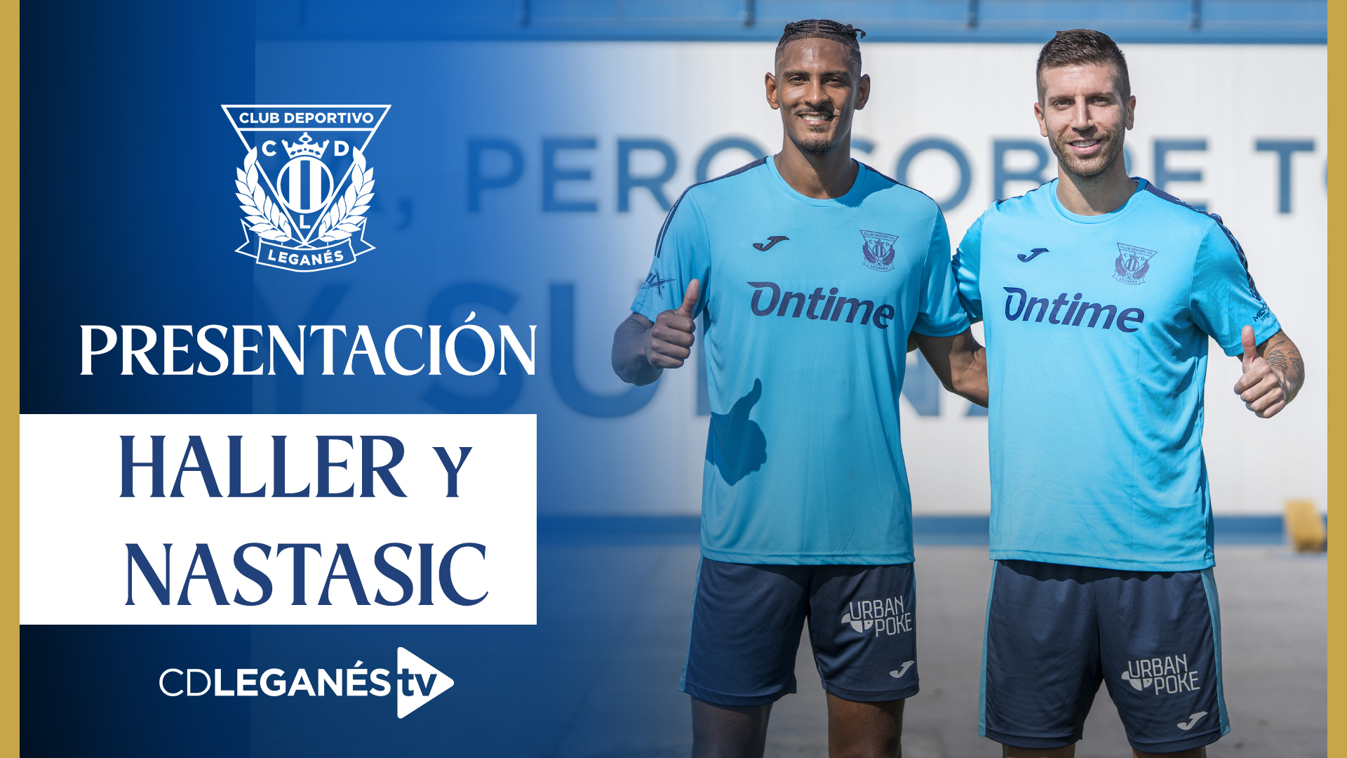 Presentación de Nastasic y Haller como nuevos futbolistas del C.D ...