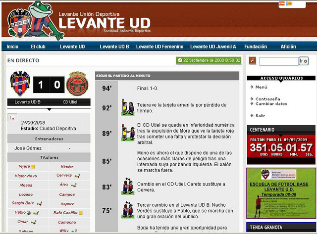 Sigue en directo la evolución del partido Levante UD B ? CD Eldense en nuestra web | Levante UD ...