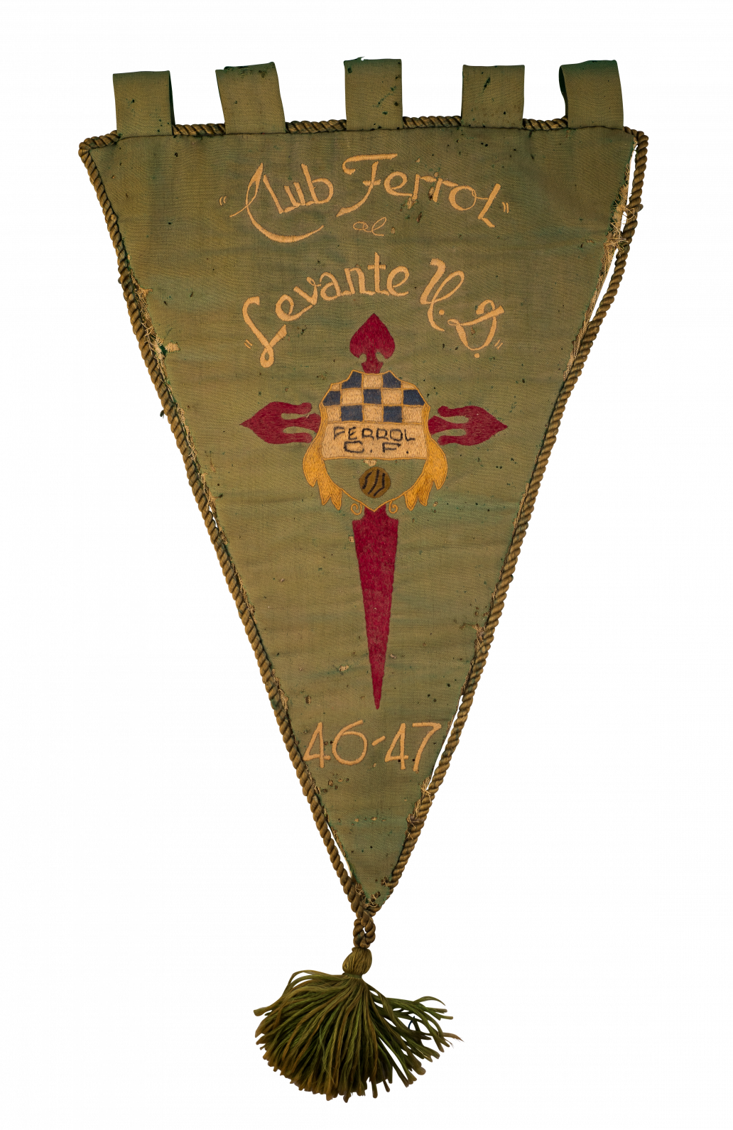 El banderín que testimonia el nacimiento de los duelos oficiales entre ...