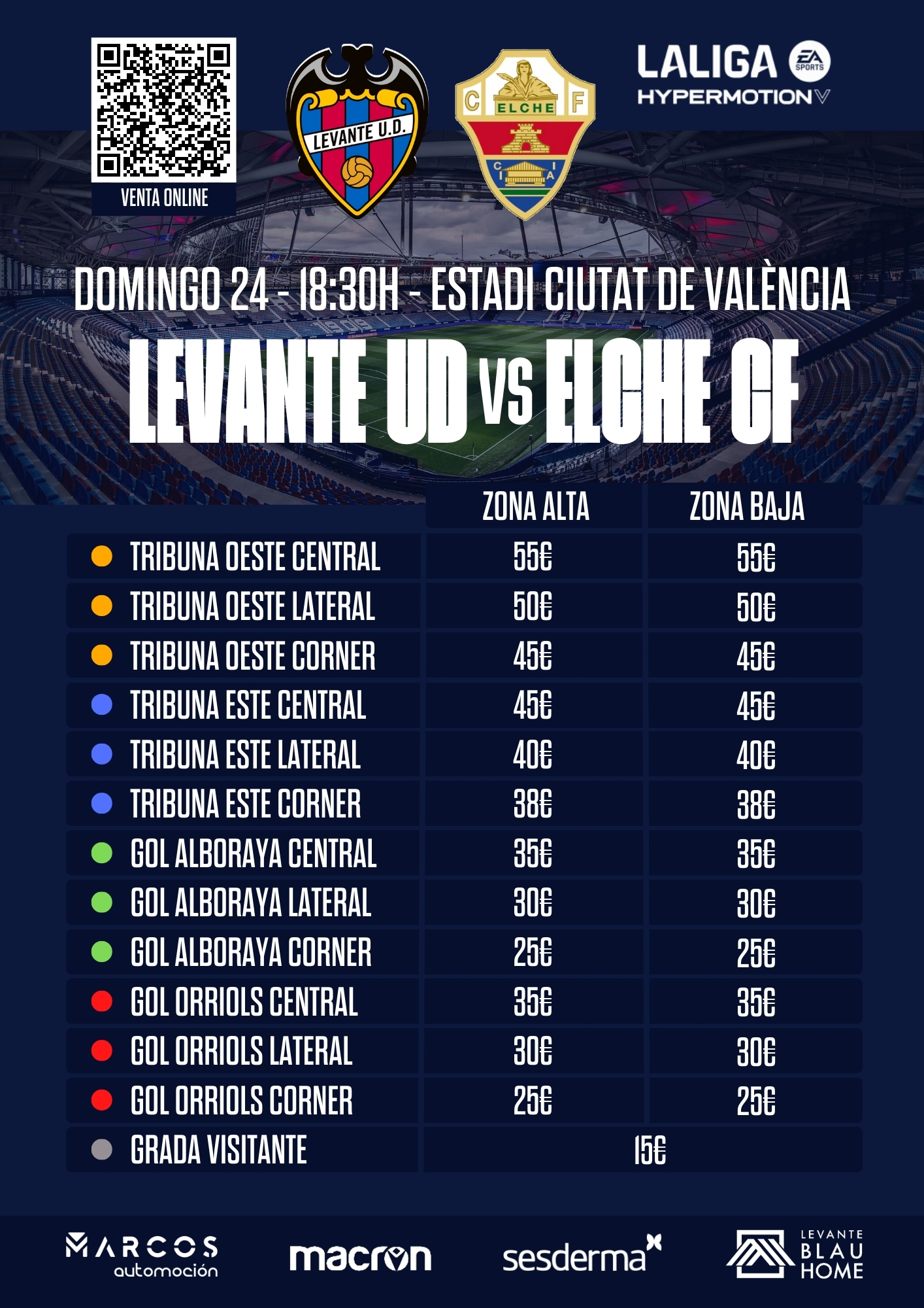 A la venta las entradas para el partido ante el Elche CF | Levante UD ...