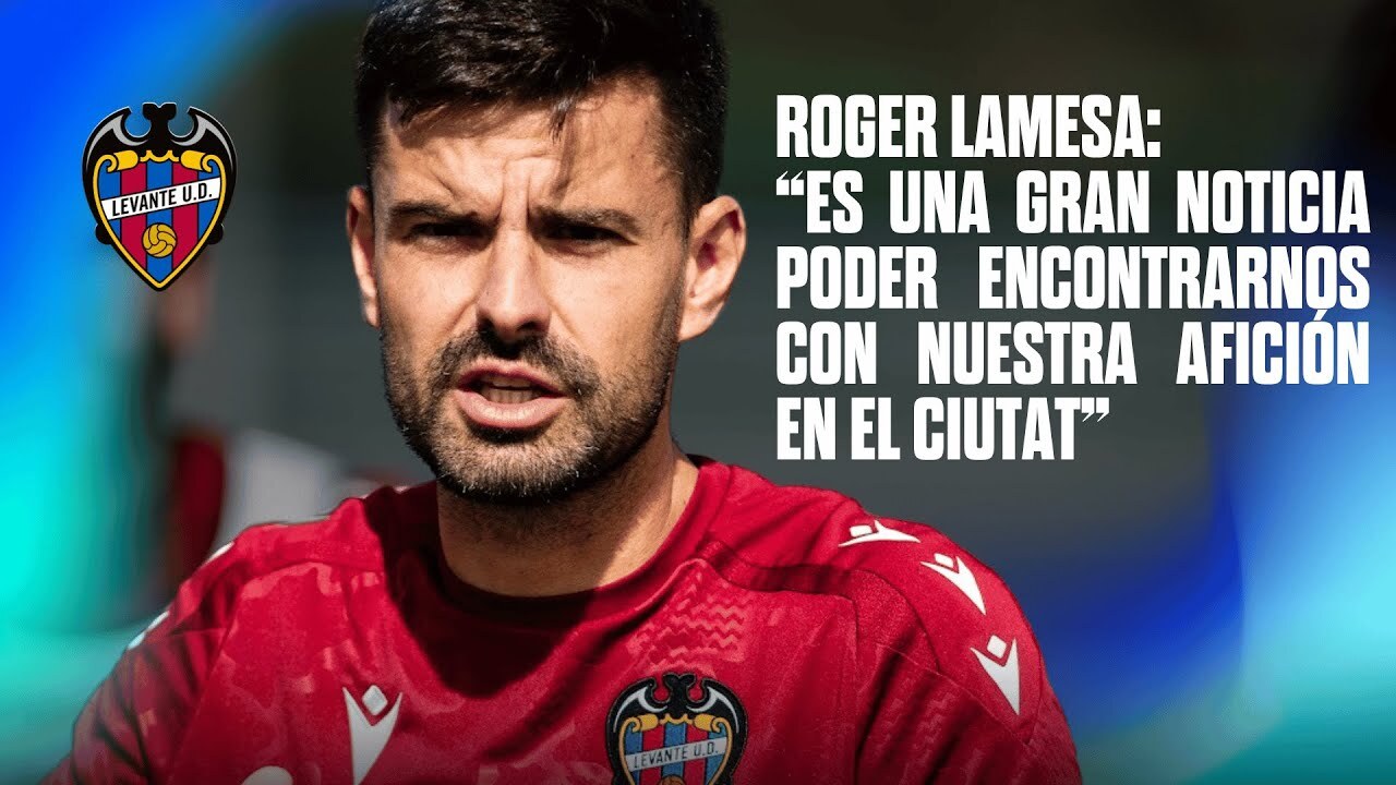 Roger Lamesa: “Es una gran noticia poder encontrarnos con nuestra afición en el Ciutat ...