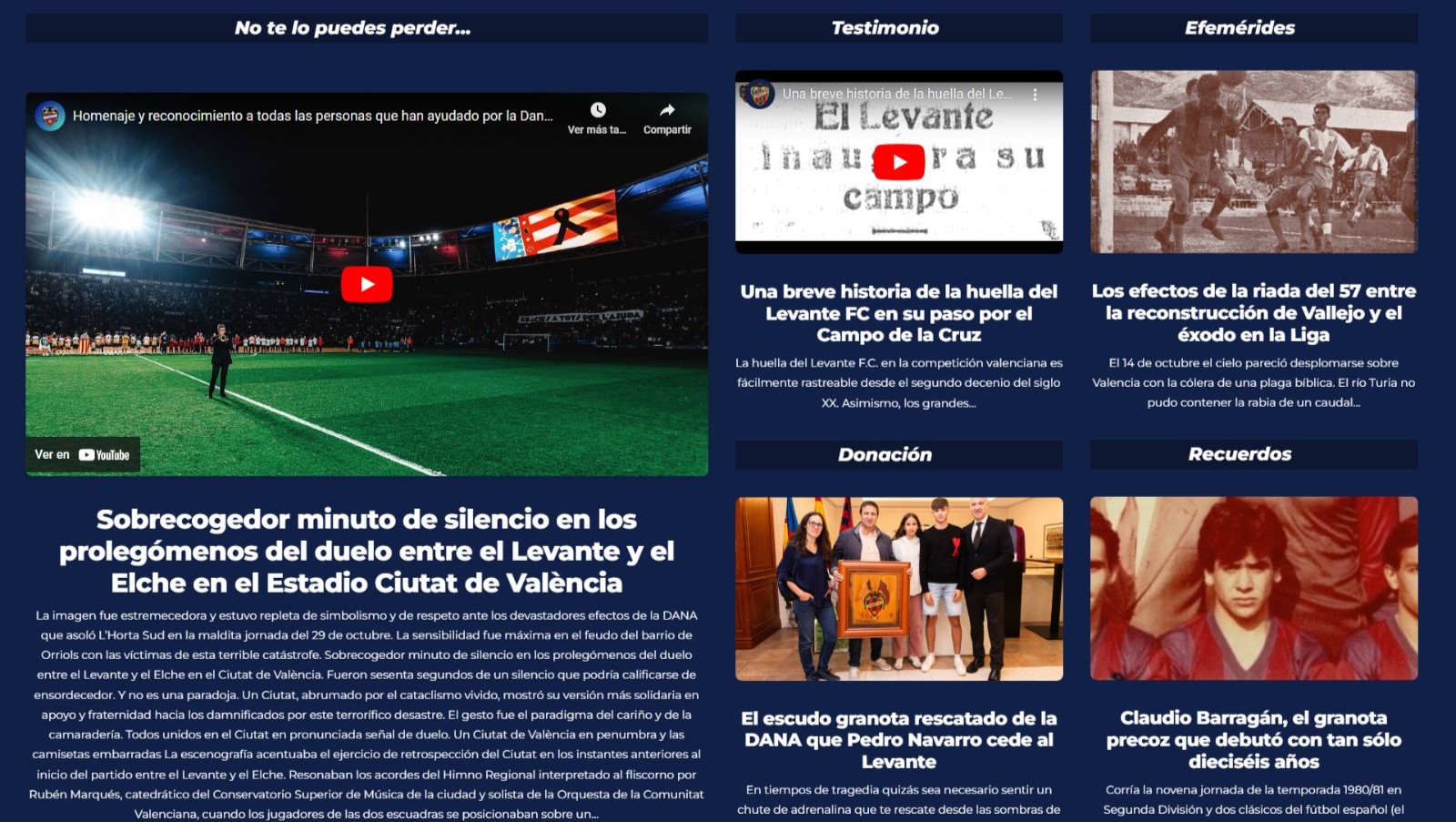 Actualización del Museo Virtual del Levante UD diciembre 2024 | Levante ...