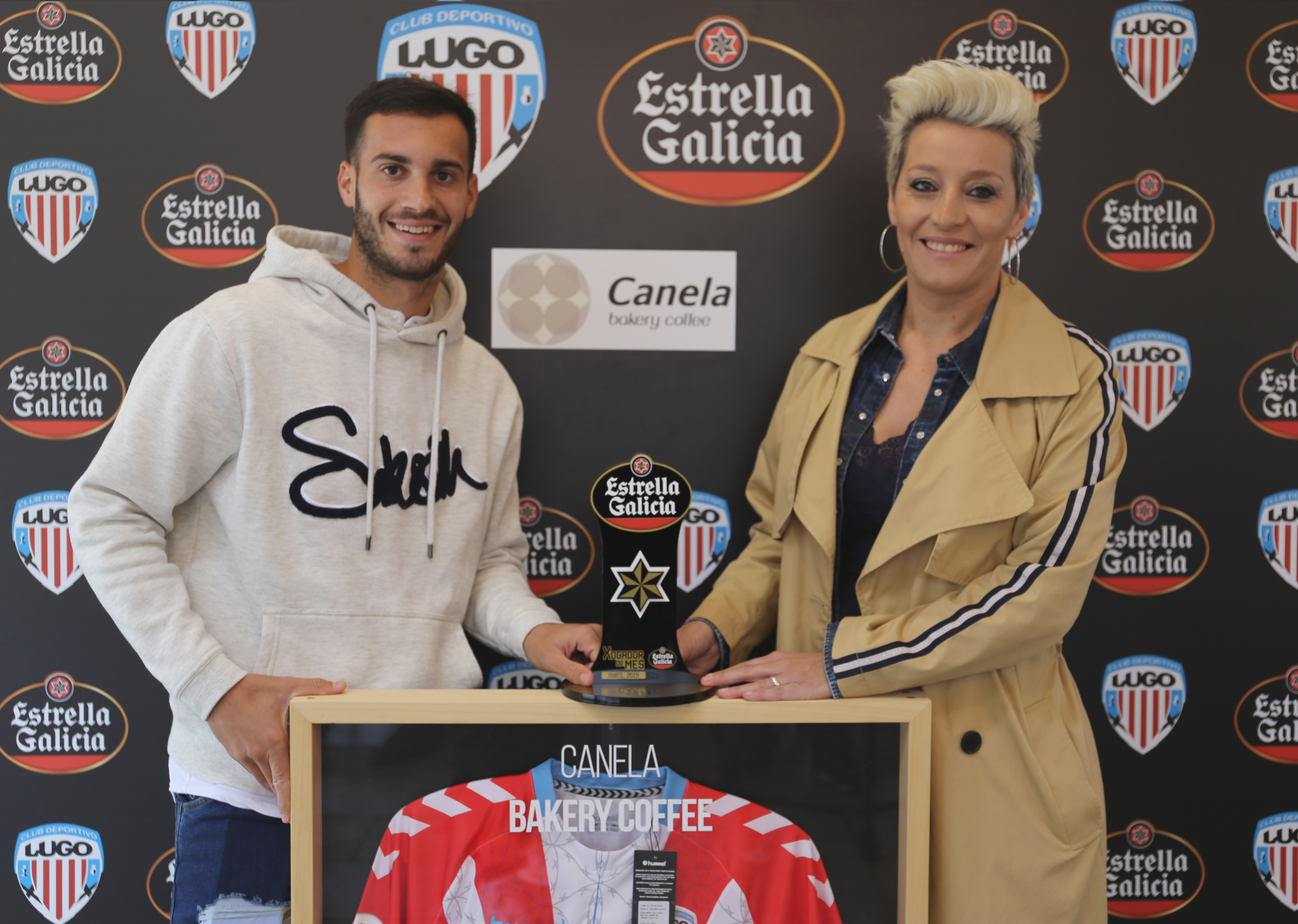Lazo, jugador Estrella Galicia de abril | CD Lugo | Web Oficial