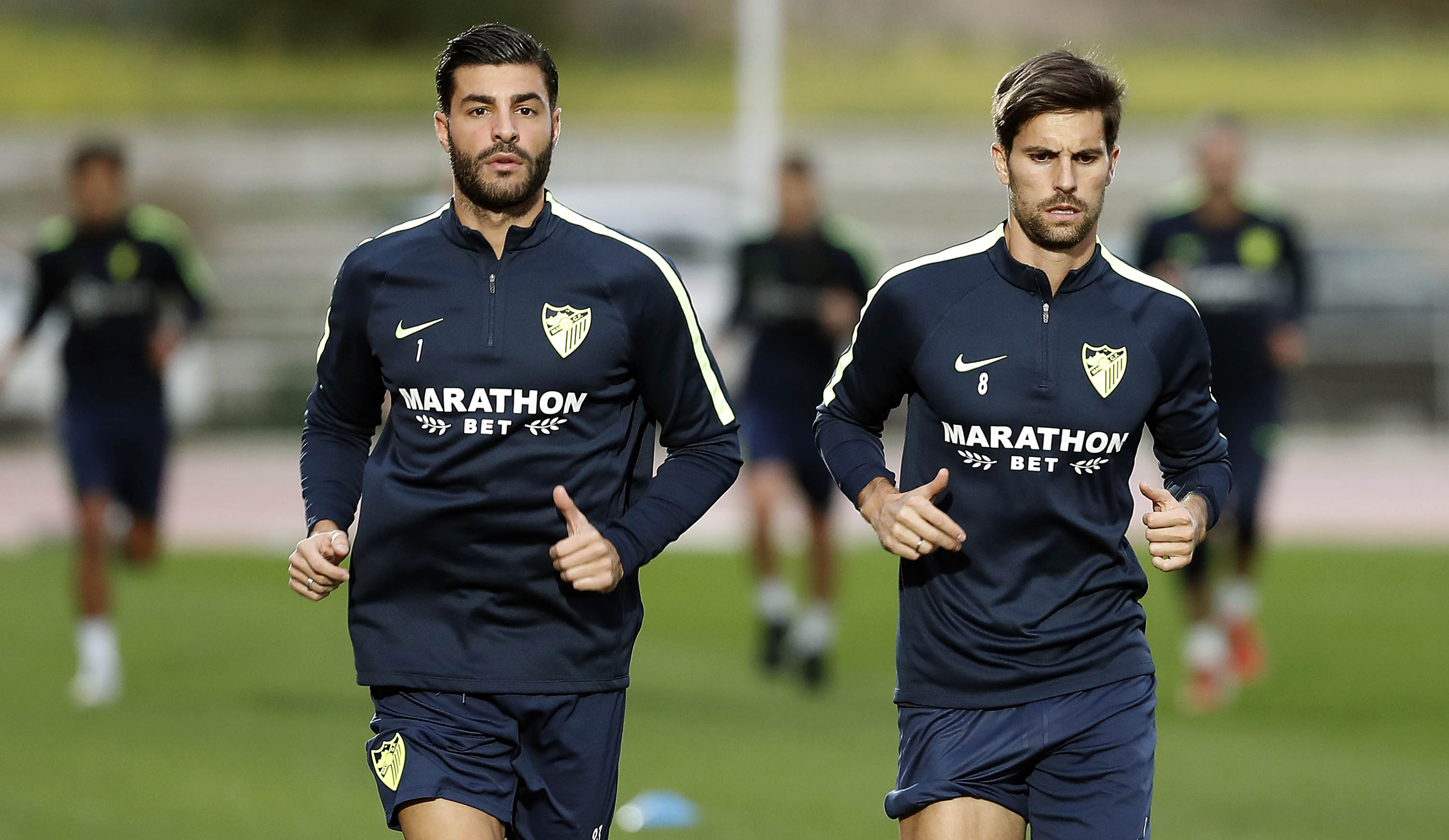 The squad bids farewell to the year in training at the Ciudad de Málaga ...