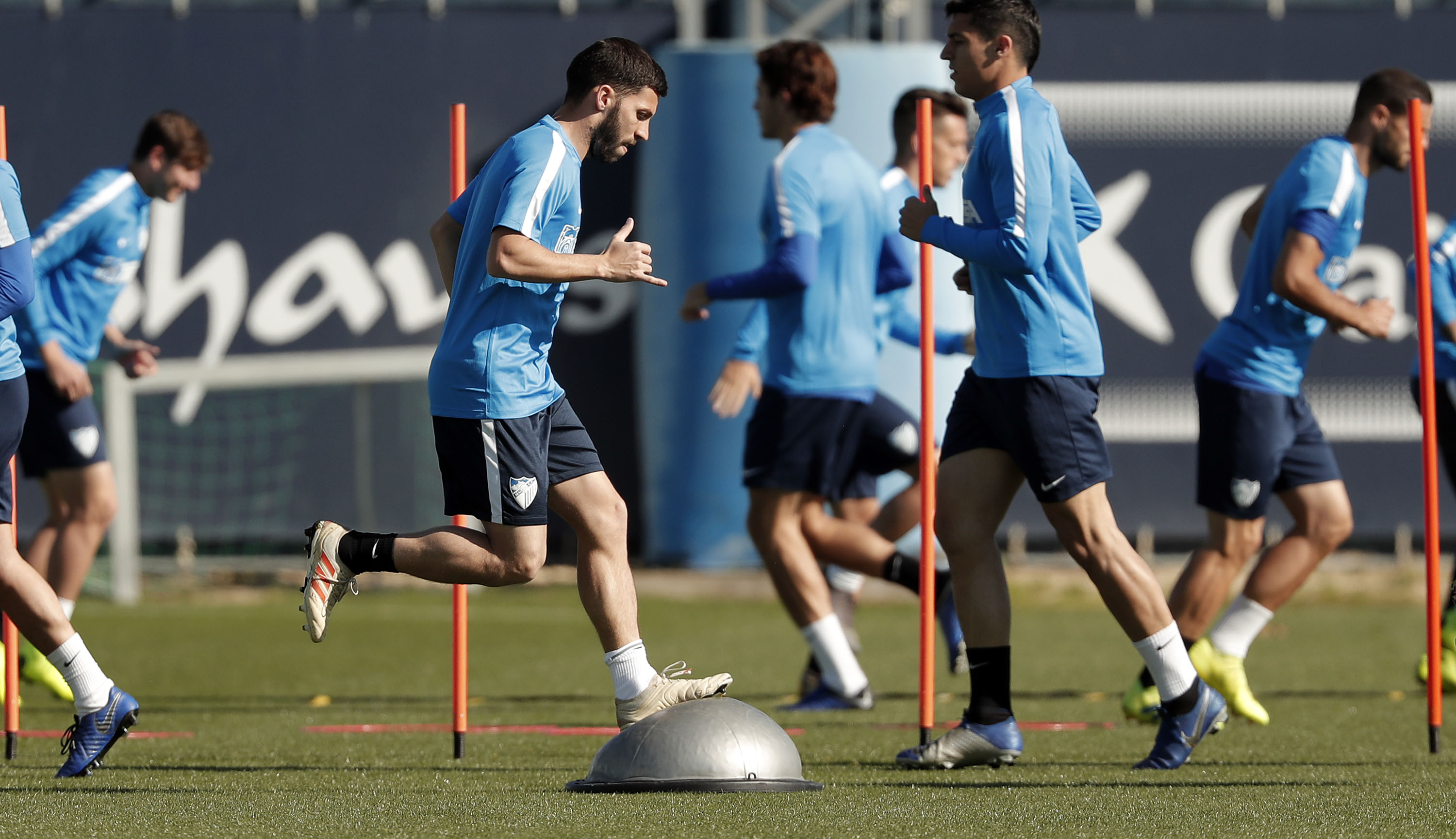 Pacheco is back on the team’s return to training | Málaga CF | Web Oficial