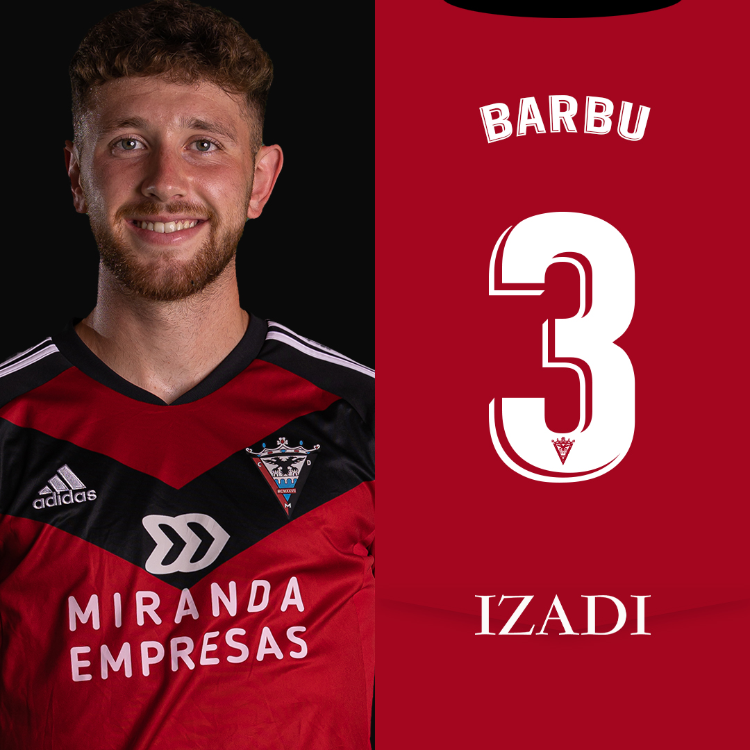 Barbu lucirá el dorsal número 3 lo que resta de temporada | CD Mirandés ...