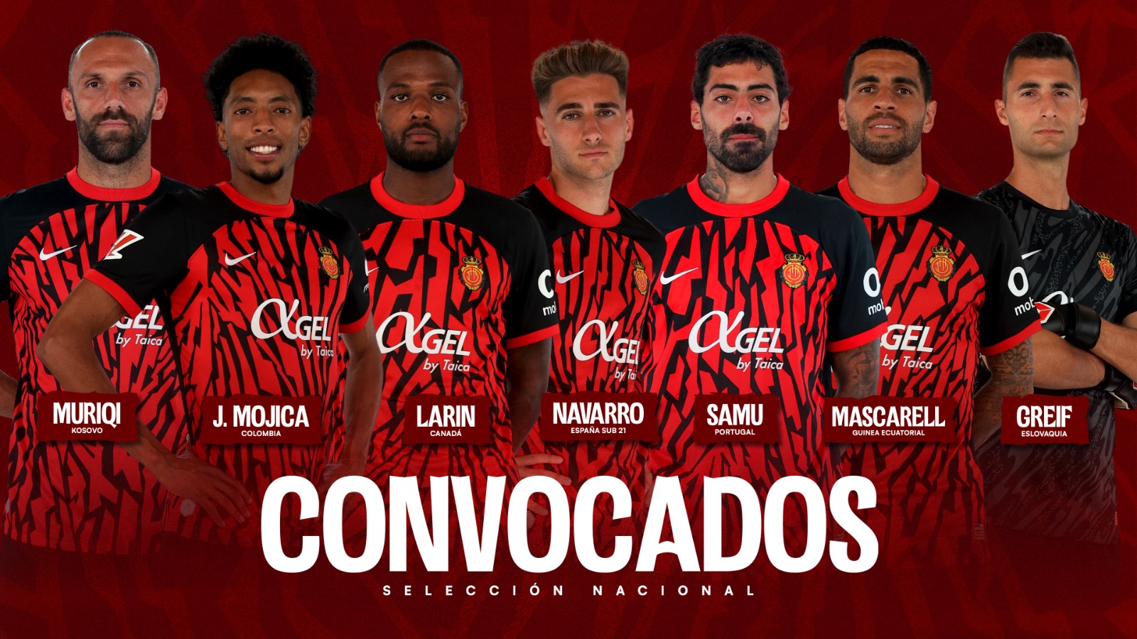 7 futbolistas del RCD Mallorca, convocados con sus selecciones | RCD ...