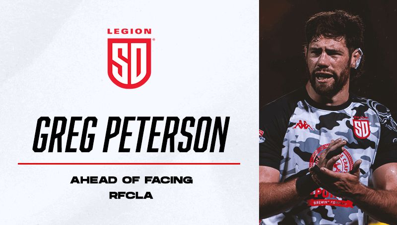 San Diego Legion's Greg Peterson On His First Major League Rugby Season ...