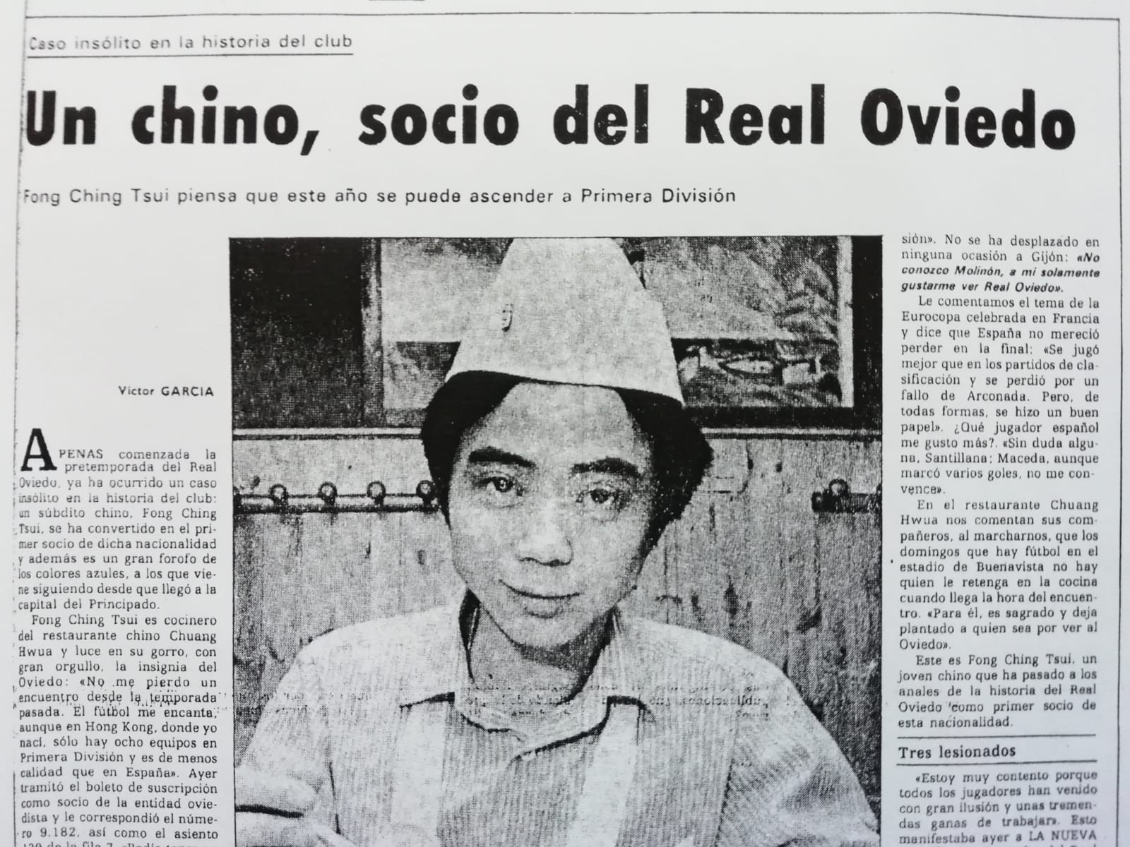 Fong Ching Tsui y el Real Oviedo | Real Oviedo | Web Oficial