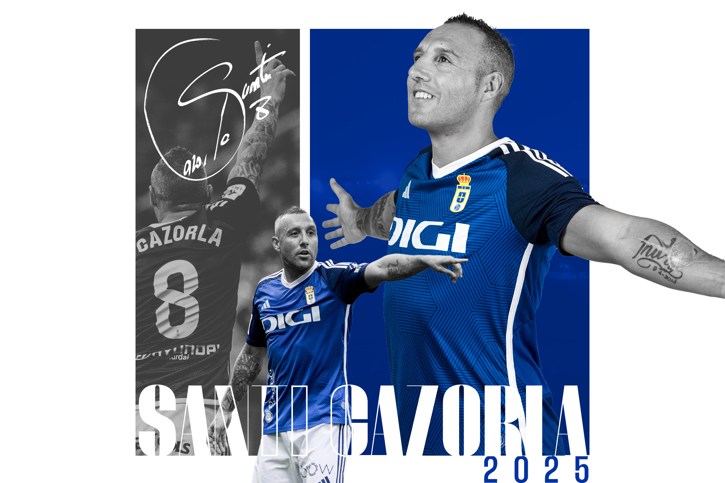 Santi Cazorla: Todo al azul | Real Oviedo | Web Oficial