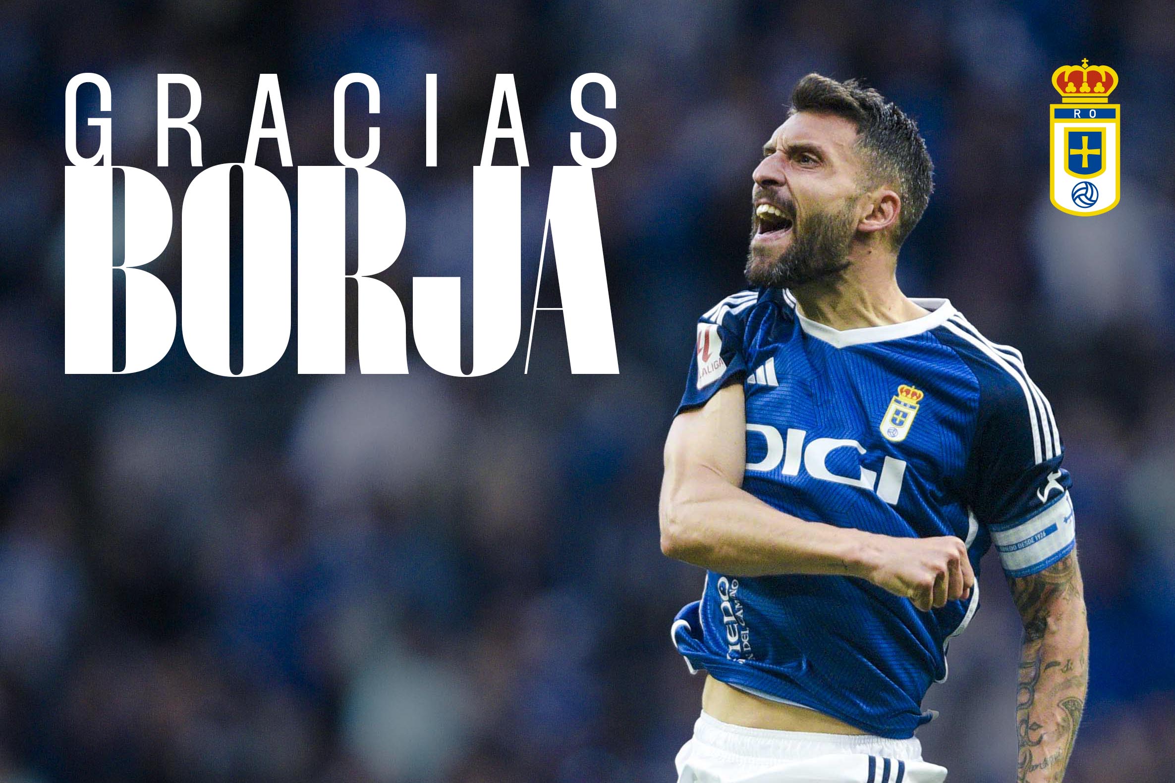 Gracias por todo Borja Bastón | Real Oviedo | Web Oficial