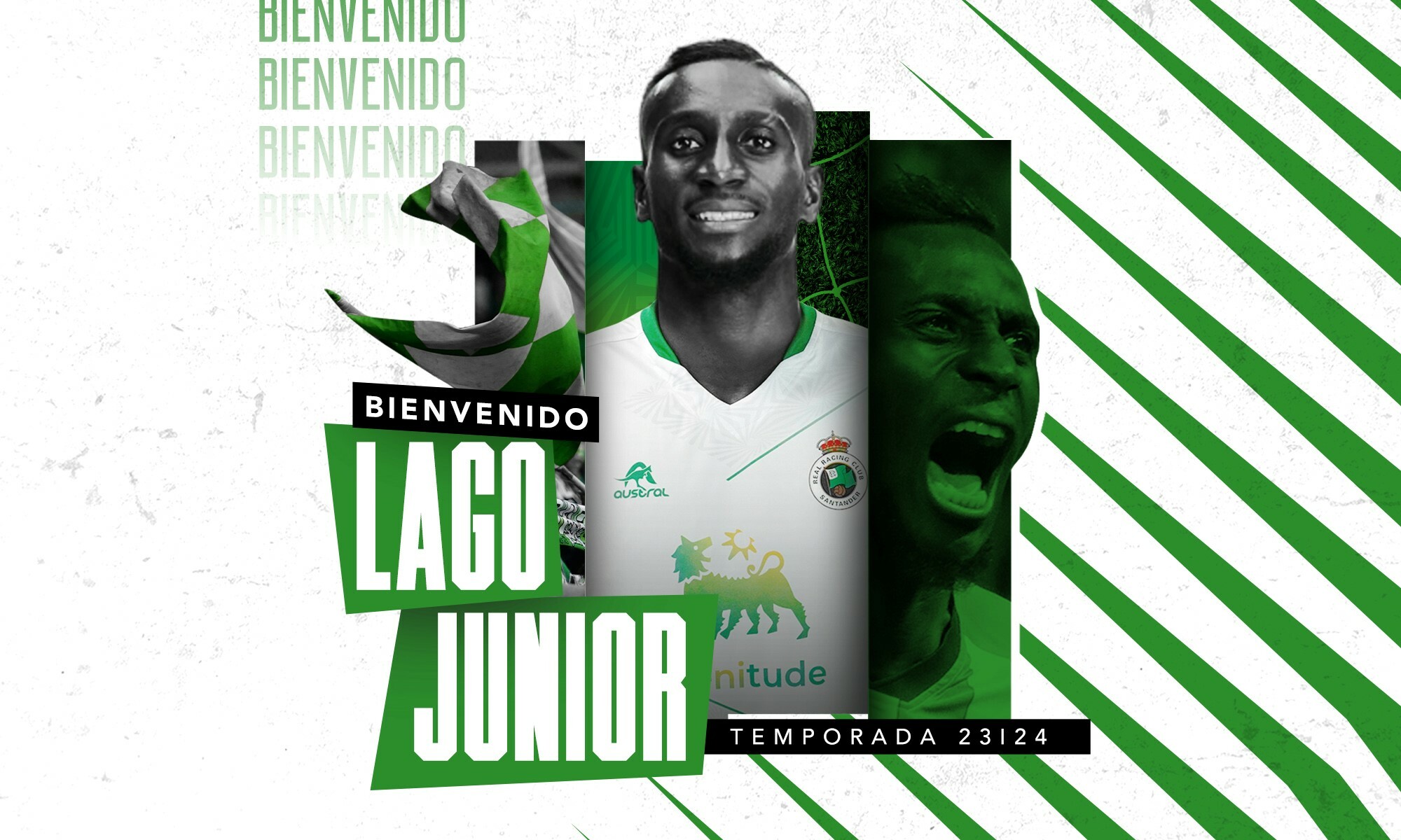 Lago Junior, primer fichaje del Racing 2023/24 | Real Racing Club | Web Oficial
