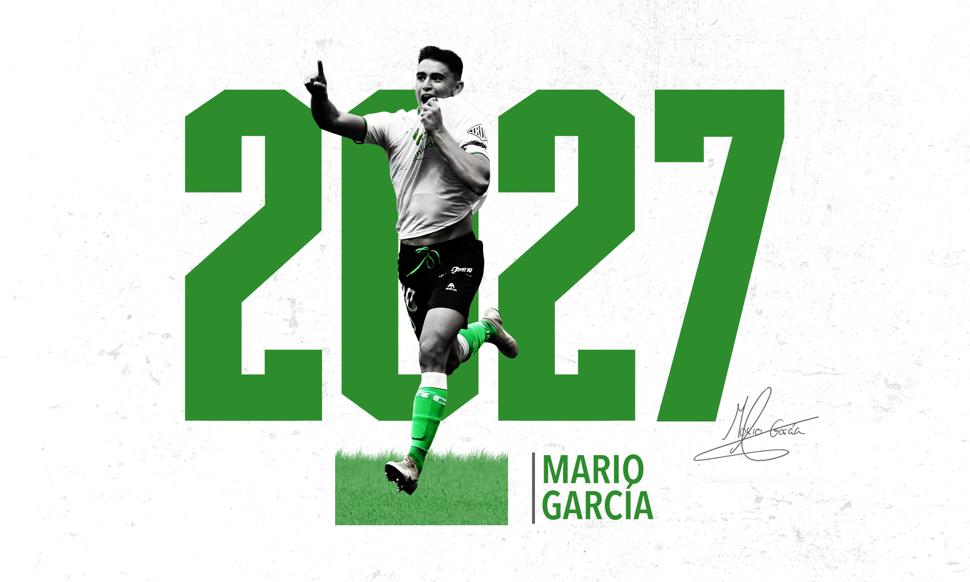 El Racing renueva a Mario García hasta el 30 de junio de 2027 | Real ...