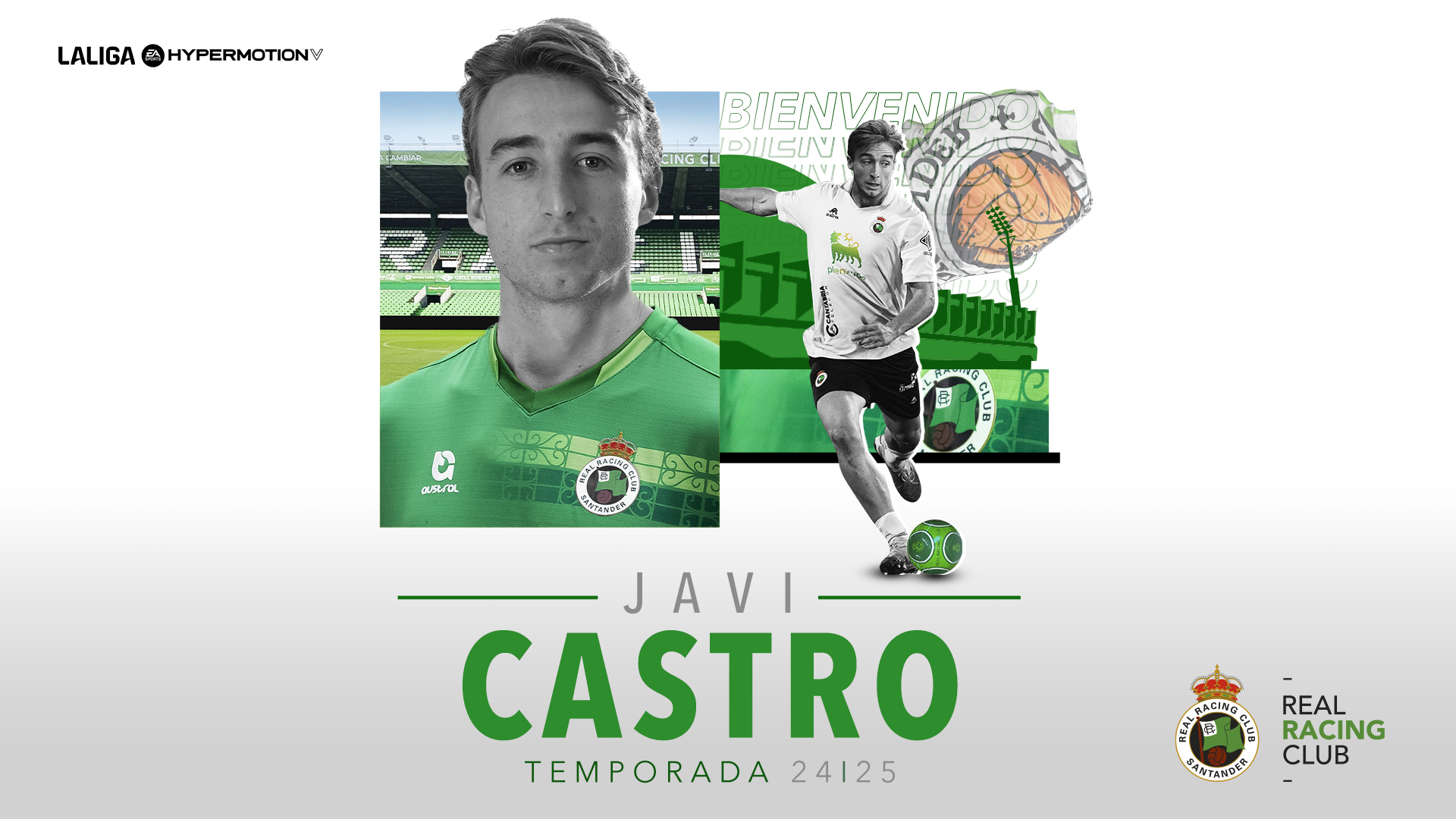 Javi Castro, the second reinforcement for the 2024/25 season racing ...
