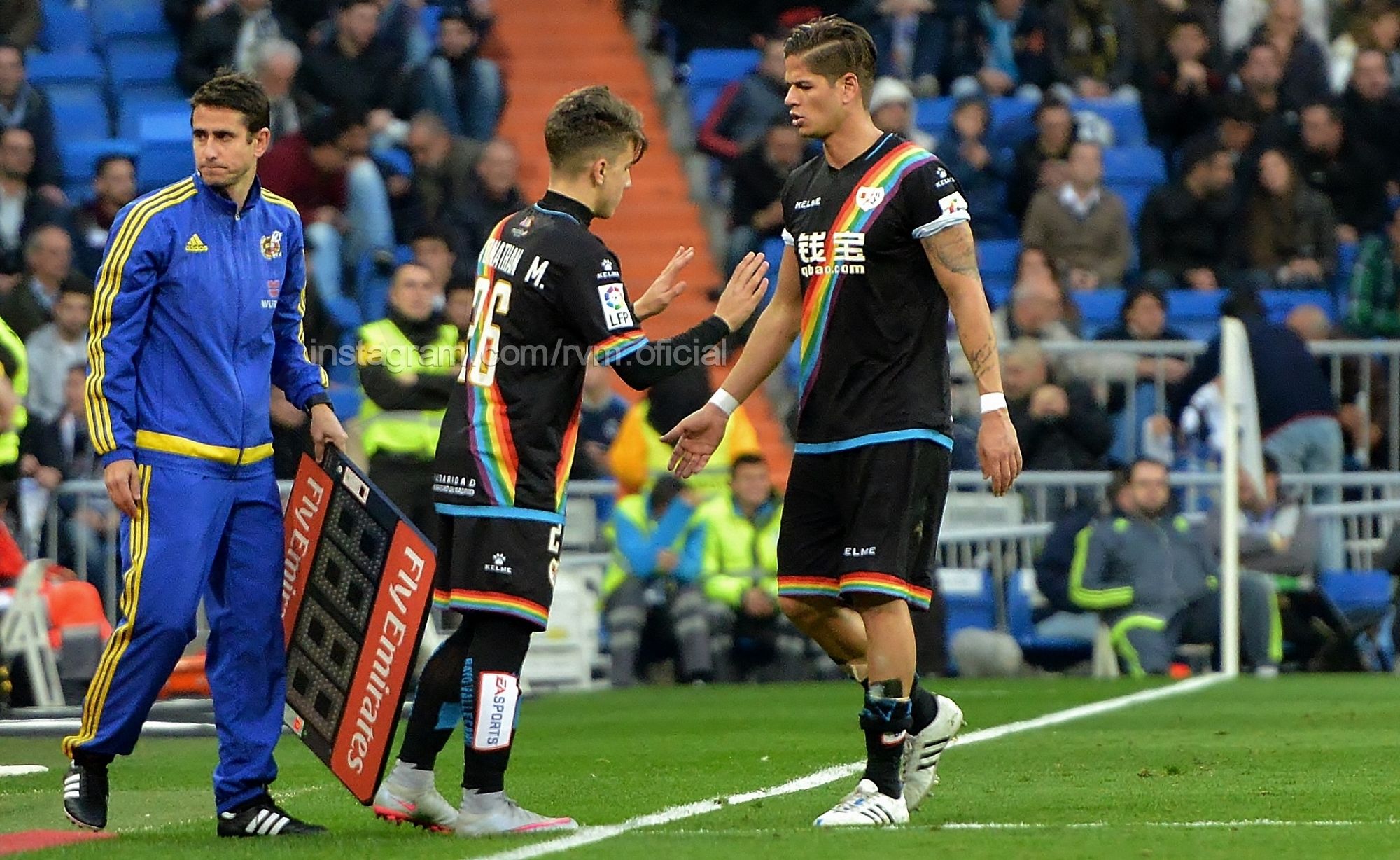 Jonathan Montiel el rayista más joven en debutar en Primera | Rayo ...