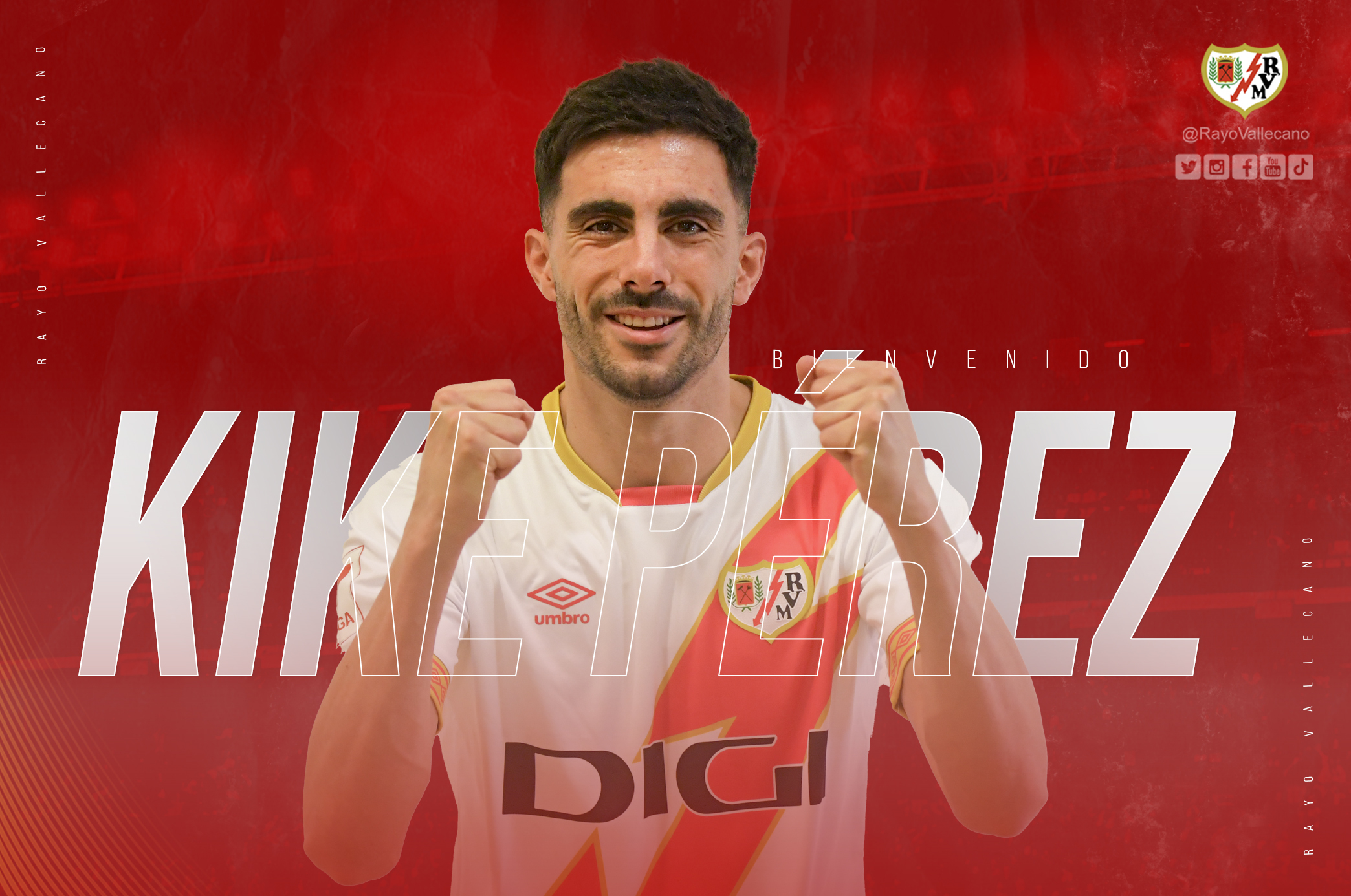 Kike Pérez, nuevo jugador del Rayo Vallecano | Rayo Vallecano | Web Oficial
