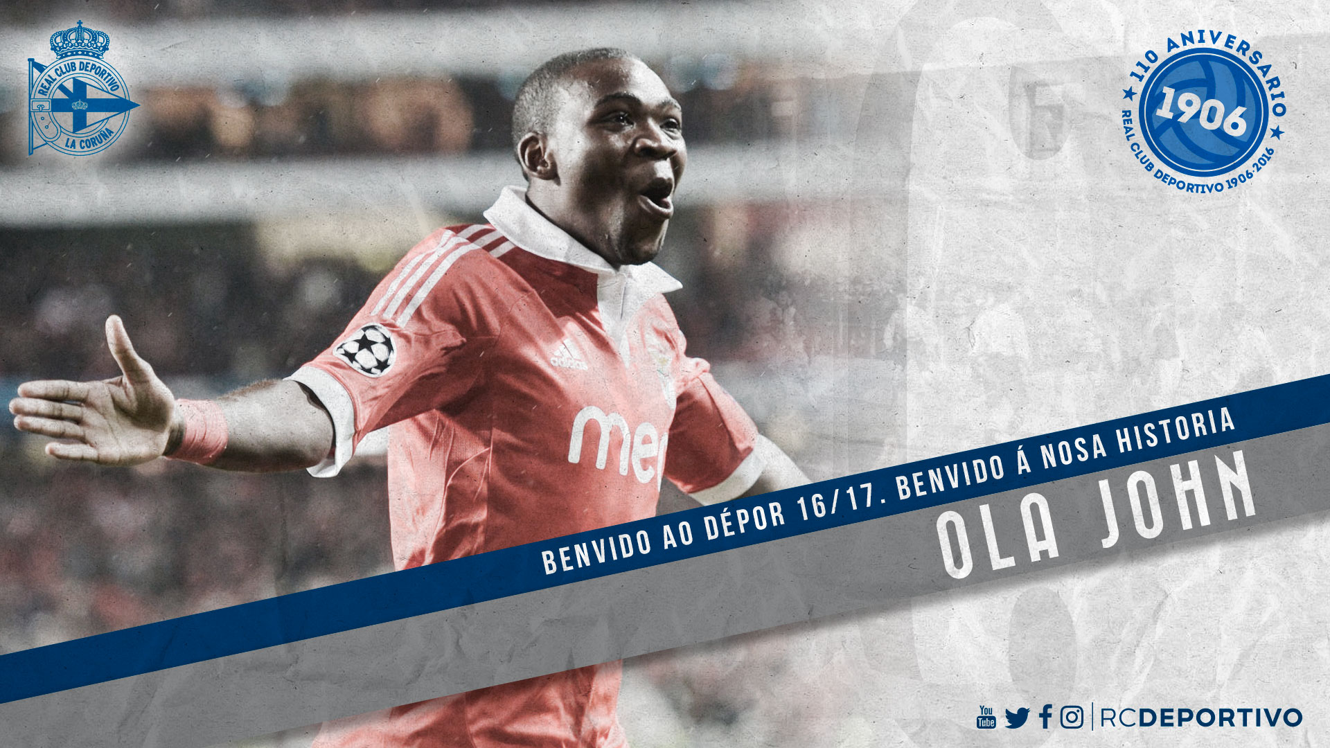 Ola John, nuevo jugador del Deportivo | RCDeportivo | Página Oficial ...