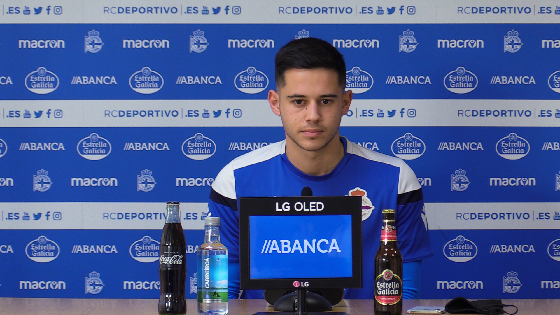 Manu Mosquera: "Voy a trabajar todos los días para seguir en el primer ...