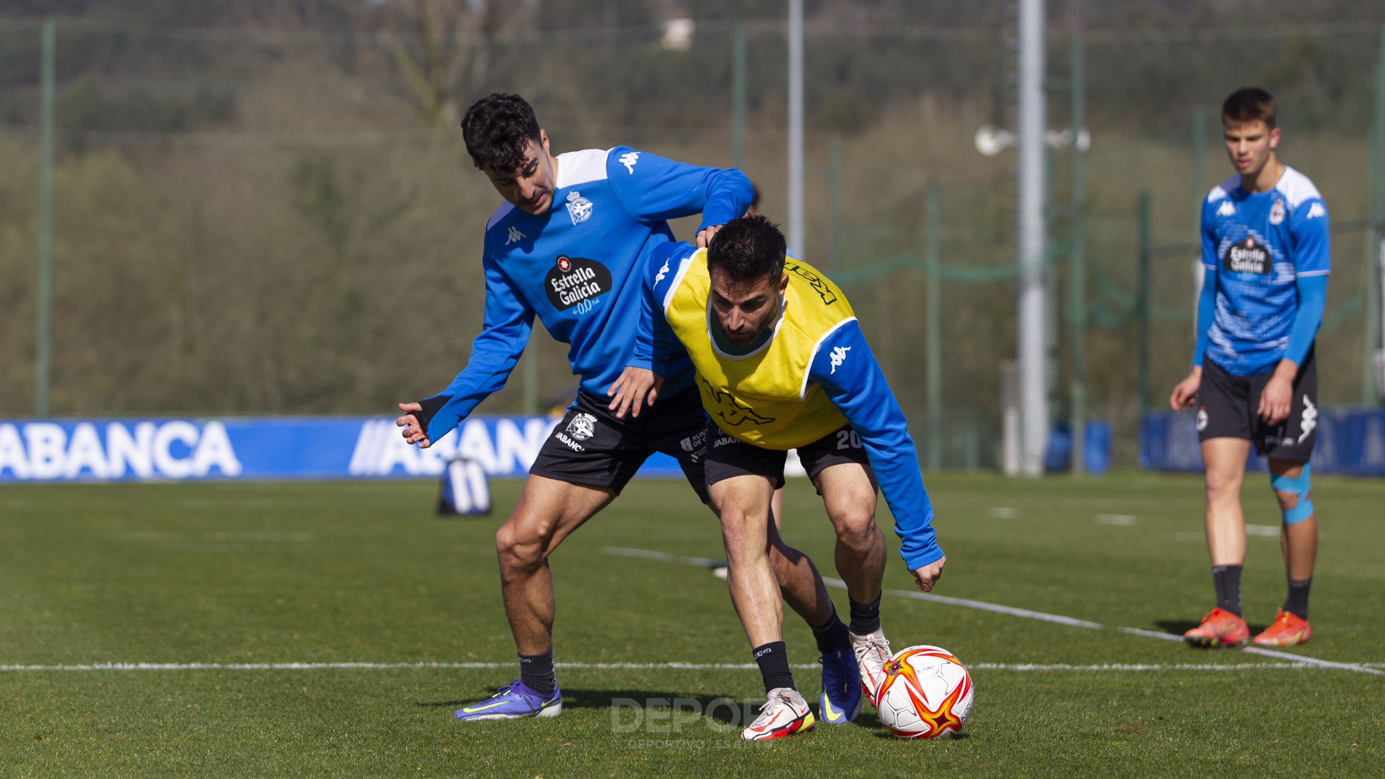 El Dépor mantiene pisado el acelerador con un alto ritmo de trabajo ...