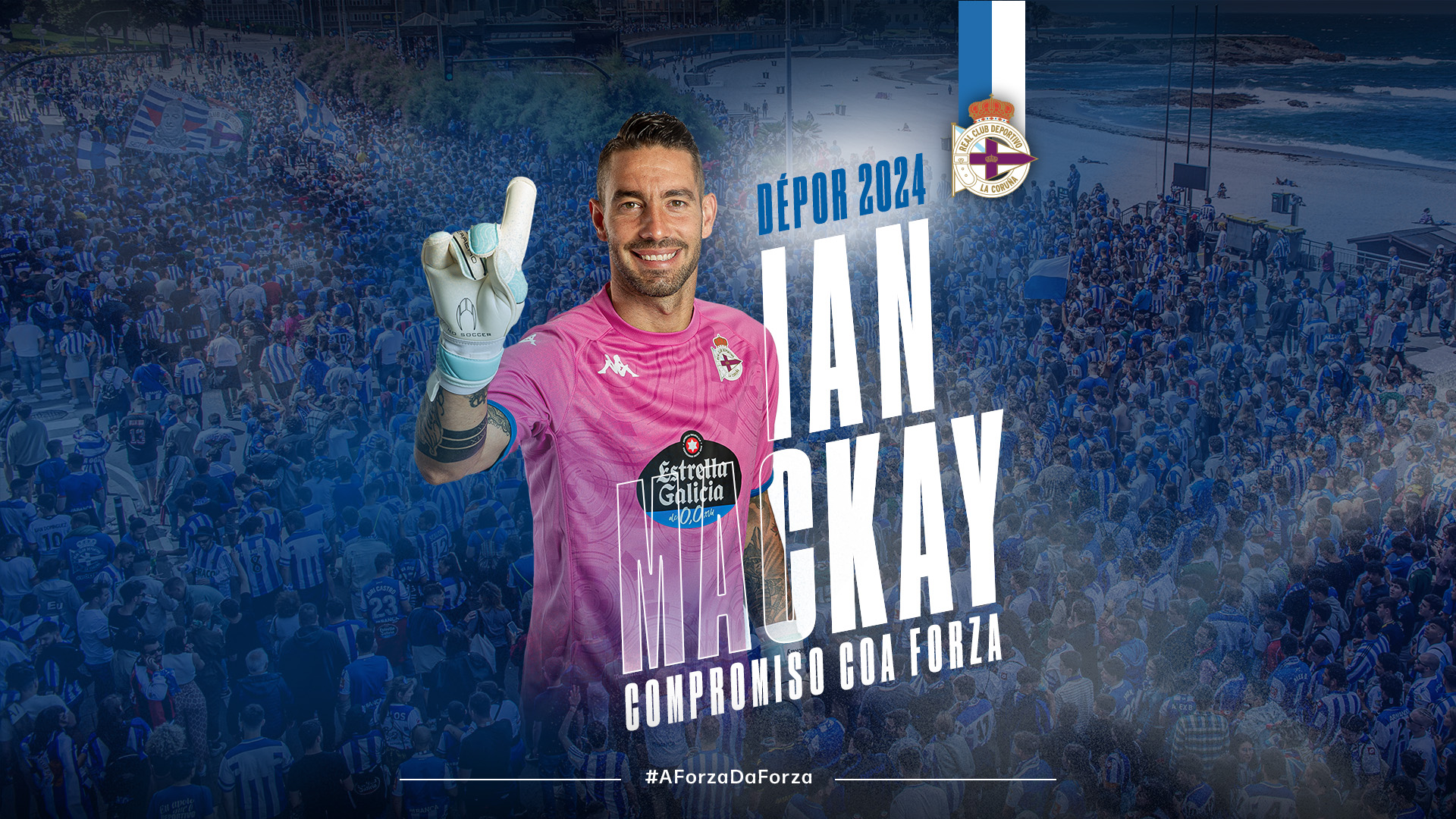 Ian Mackay amplía su compromiso con el Dépor hasta 2024 | RCDeportivo | Página Oficial del RC ...