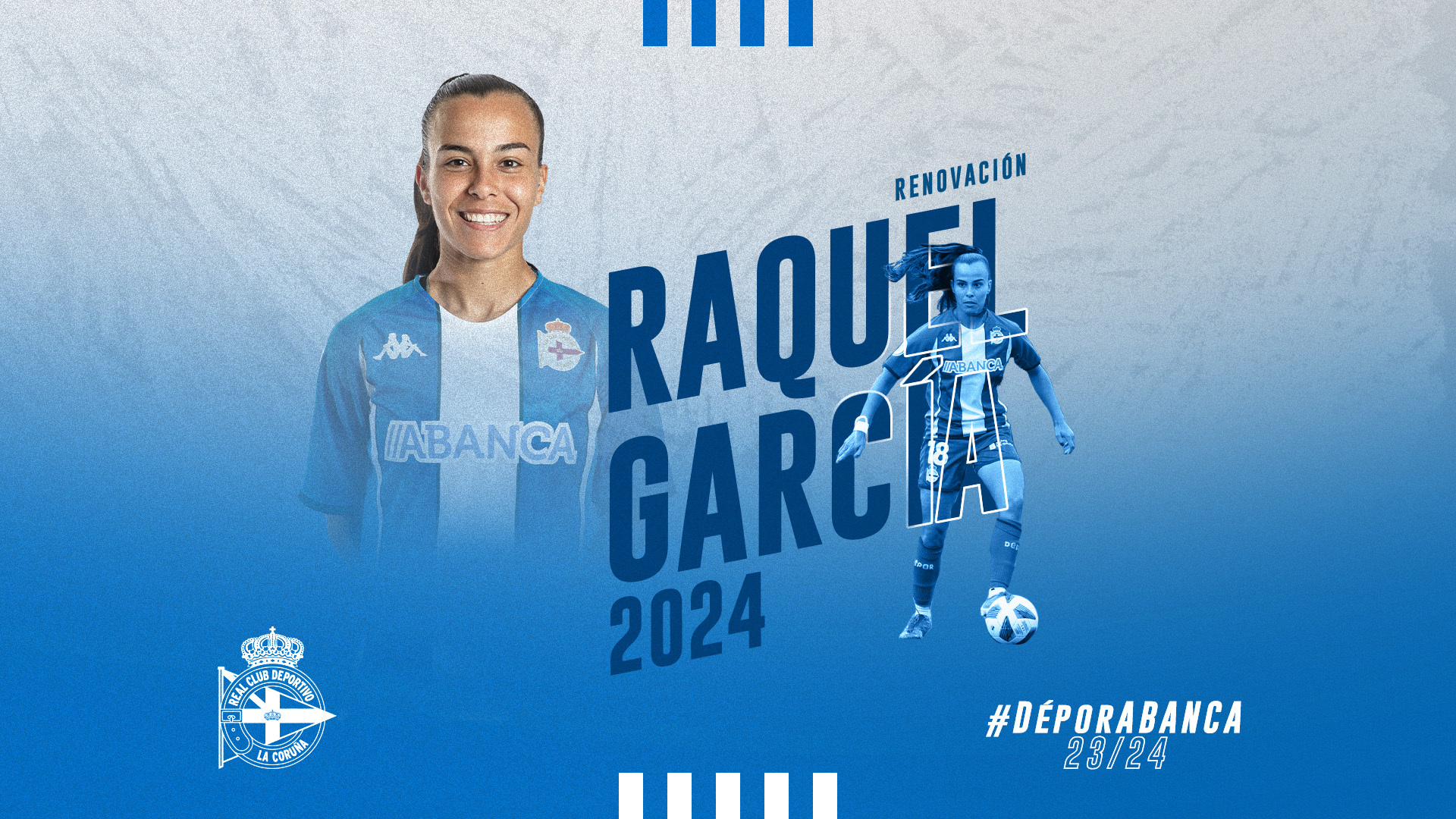 Raquel García jugará un año más en el Dépor ABANCA | RCDeportivo | Página Oficial del RC ...