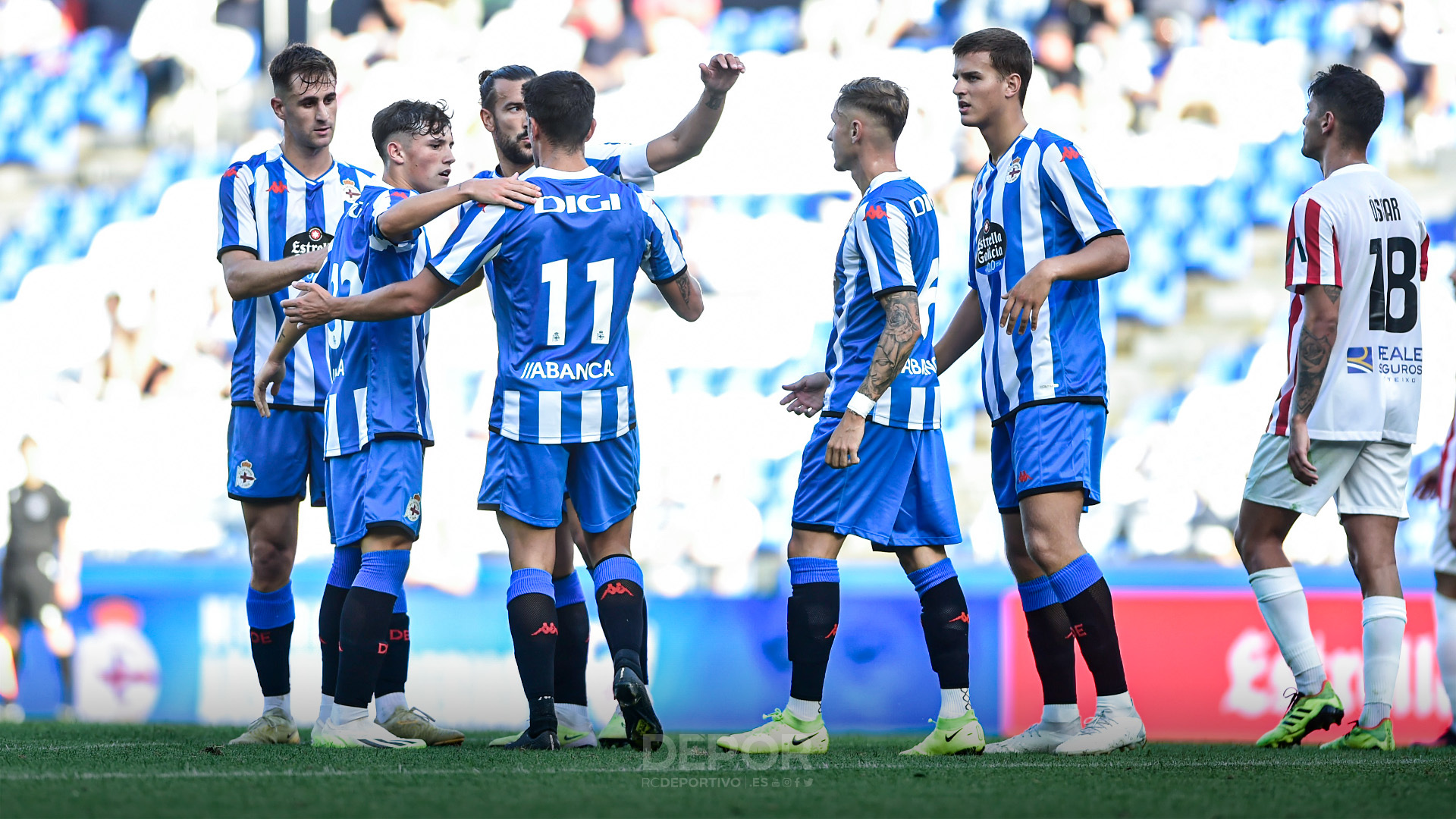 El Dépor comienza la pretemporada con goles y homenajes (6-0 ...