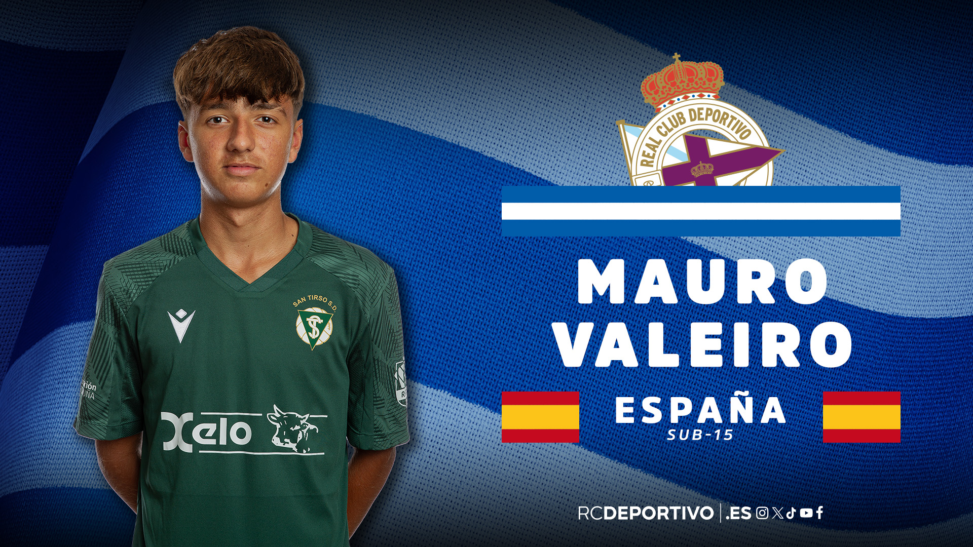 Mauro Valeiro, citado pola selección española sub-15 para dous ...