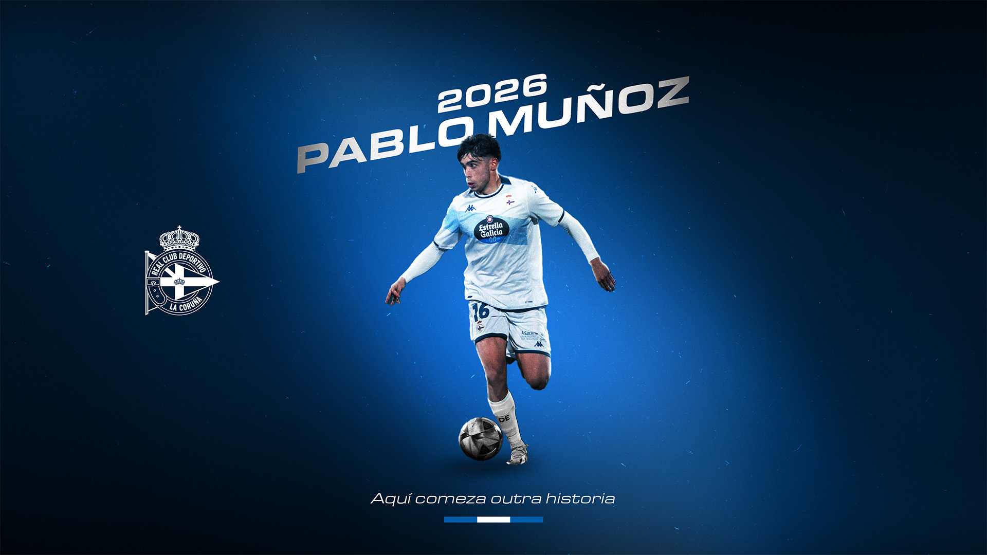 Pablo Muñoz amplía su contrato con el Dépor hasta 2026 | RCDeportivo ...