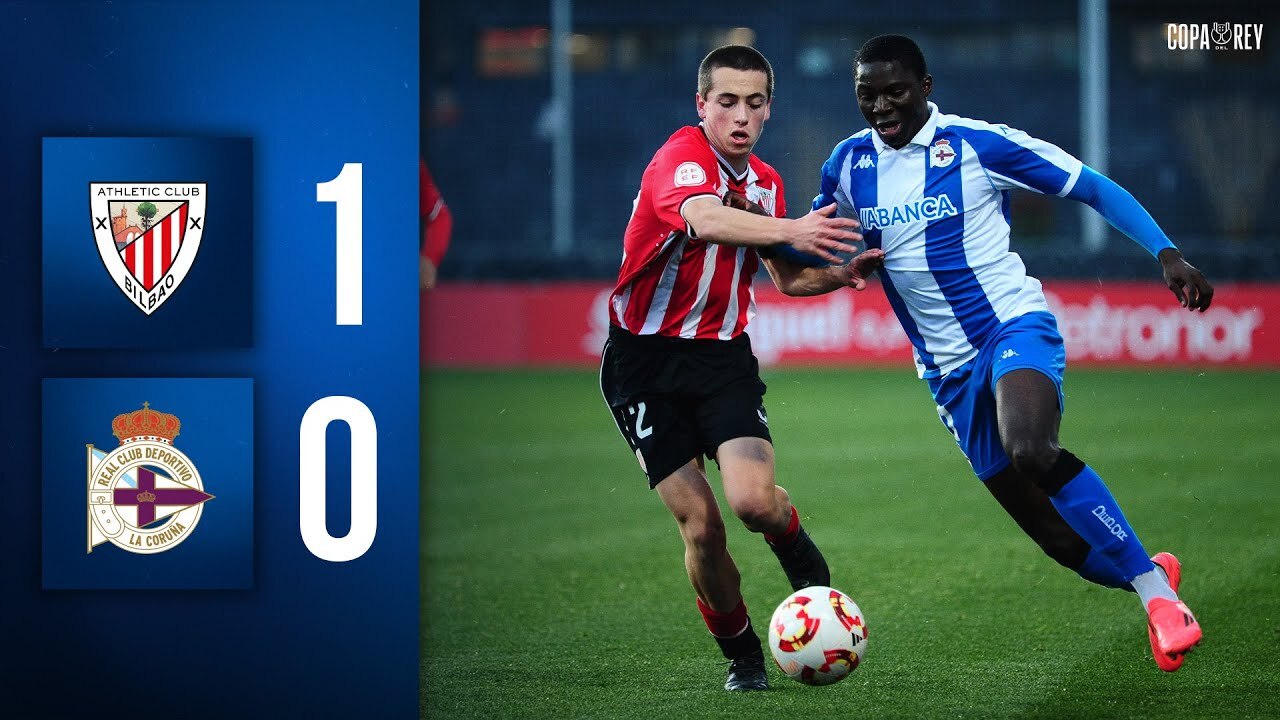RESUMEN | Athletic Club 1-0 Depor Juvenil | 1/8 COPA DEL REY JUVENIL ...