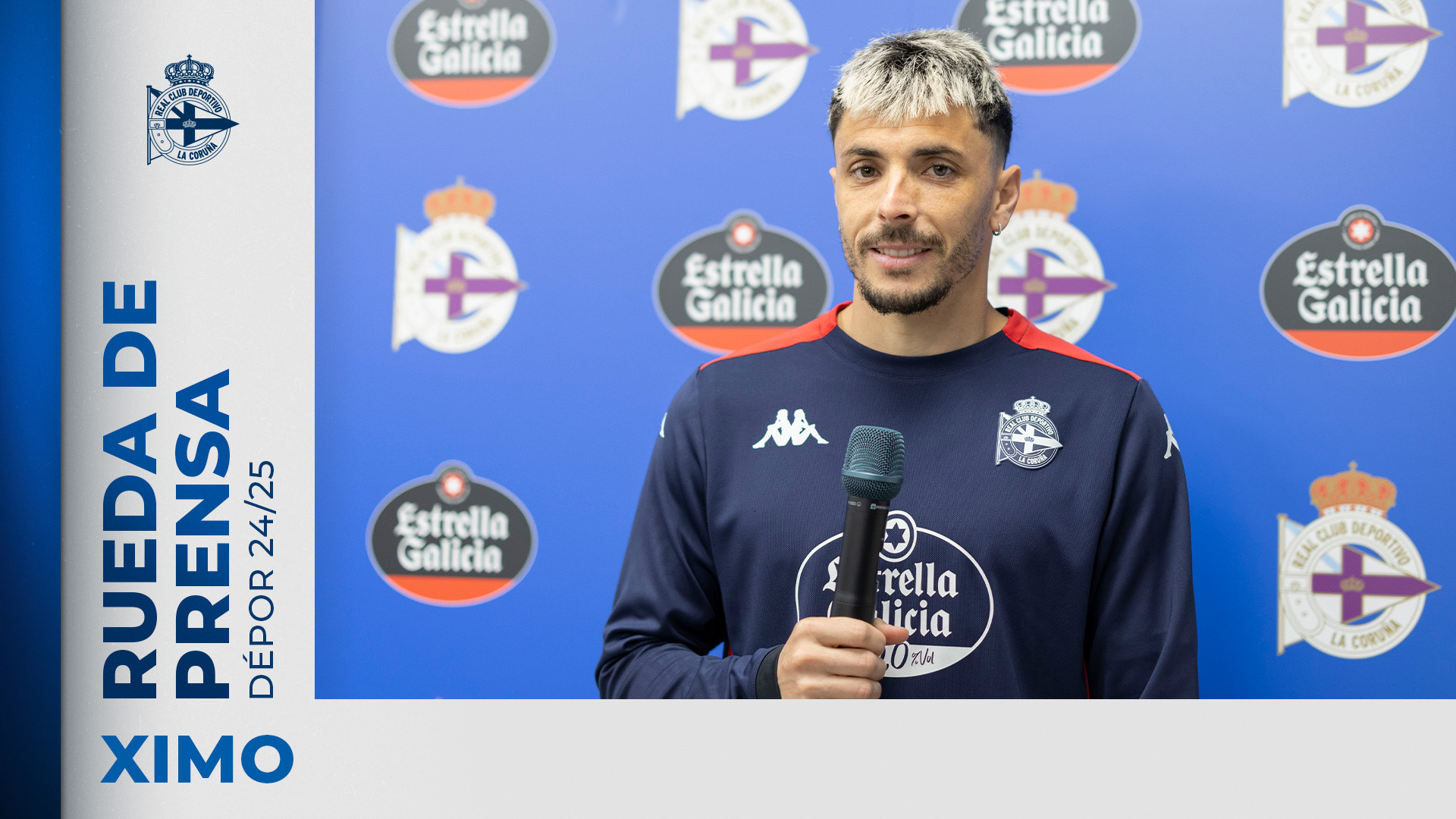 Ximo Navarro ve a los jóvenes del Dépor "con mucha calidad, muy buenos, con un futuro ...